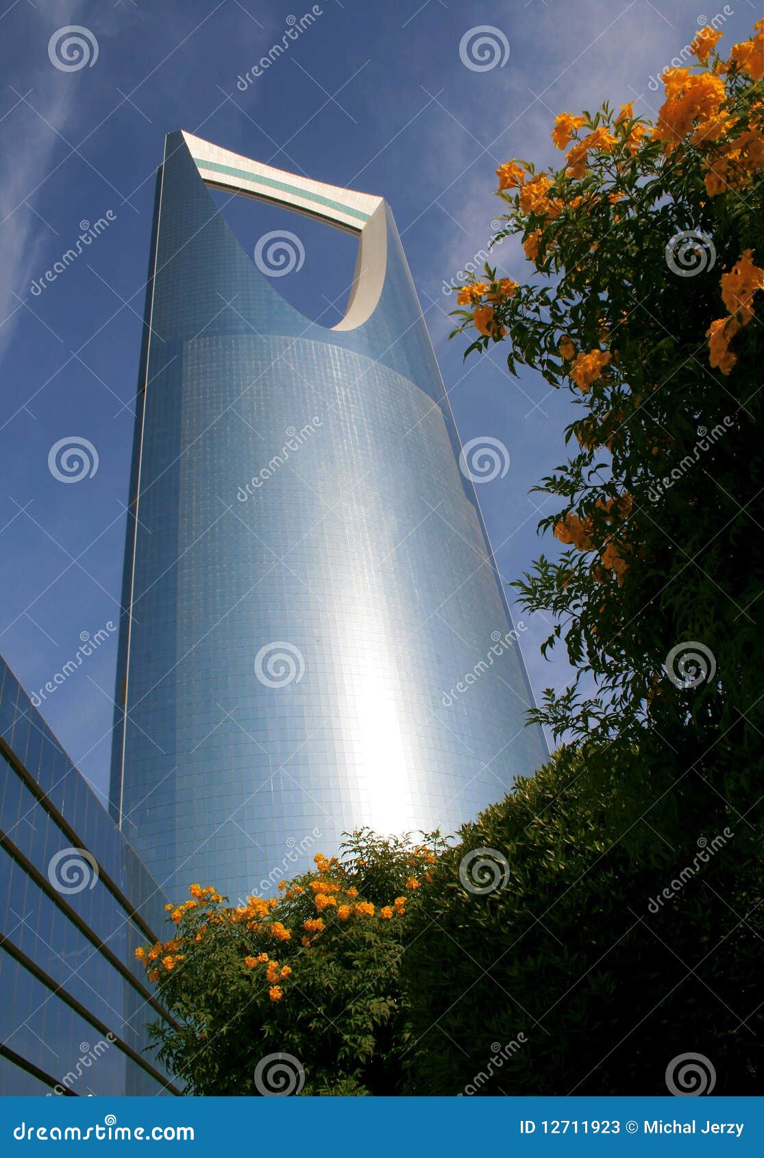 Skyscraper in Riyadh stock image. Image of arabic, arabia - 12711923