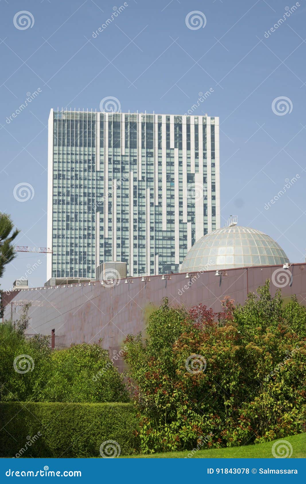 Skyscraper in Rome at Eur District Stock Photo - Image of architecture ...