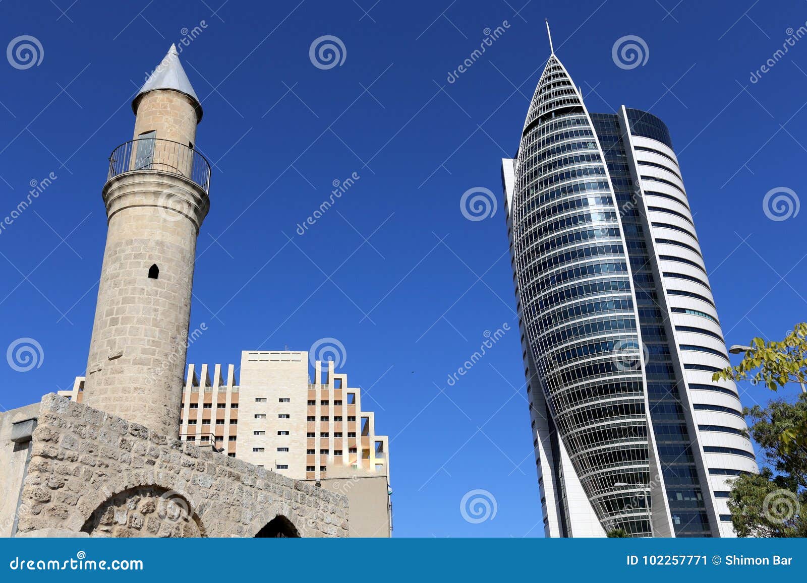 Skyscraper Sail in Haifa stock image. Image of tourism - 102257771