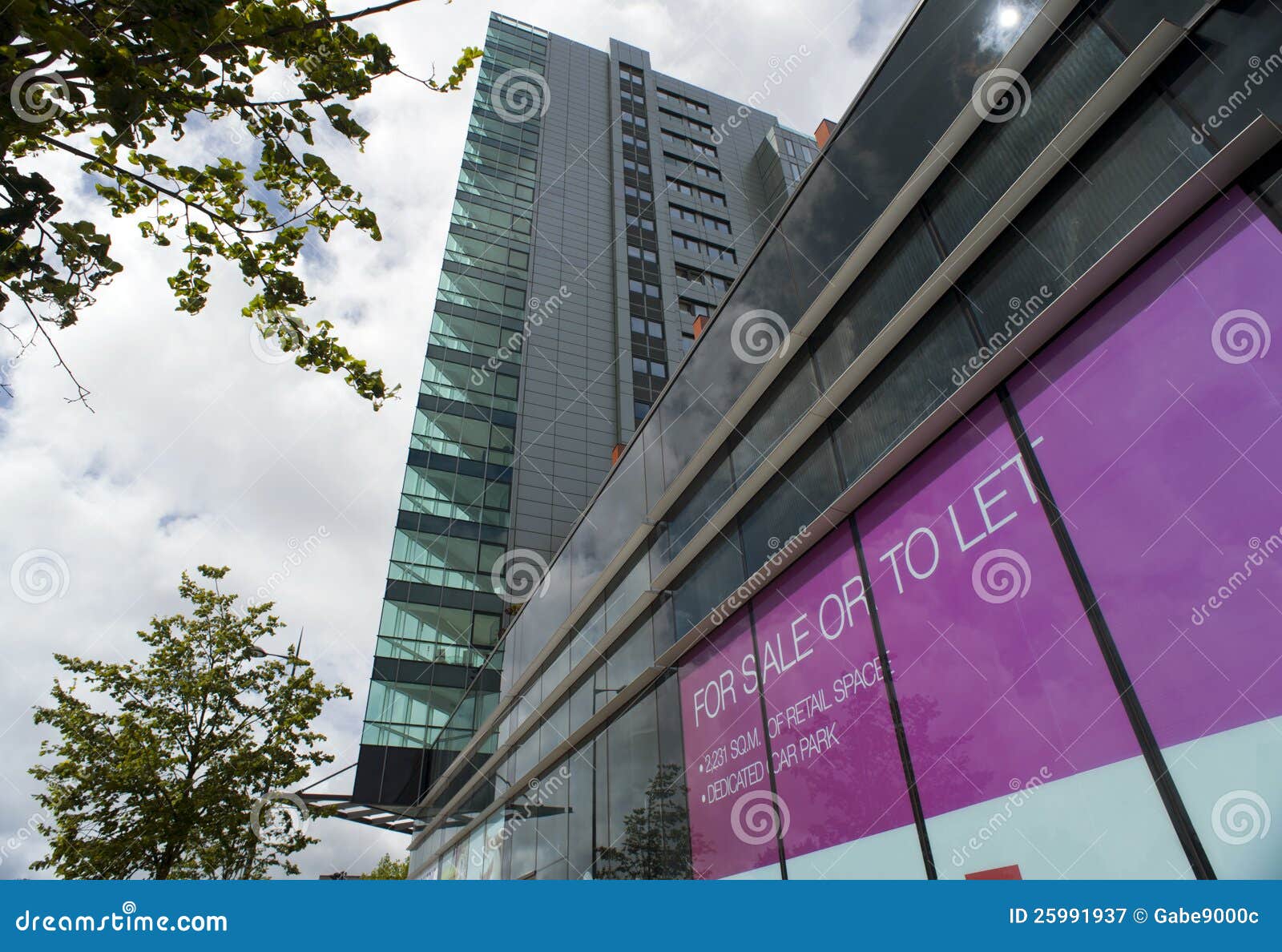 Skyscraper for sale stock image. Image of nama, recession - 25991937