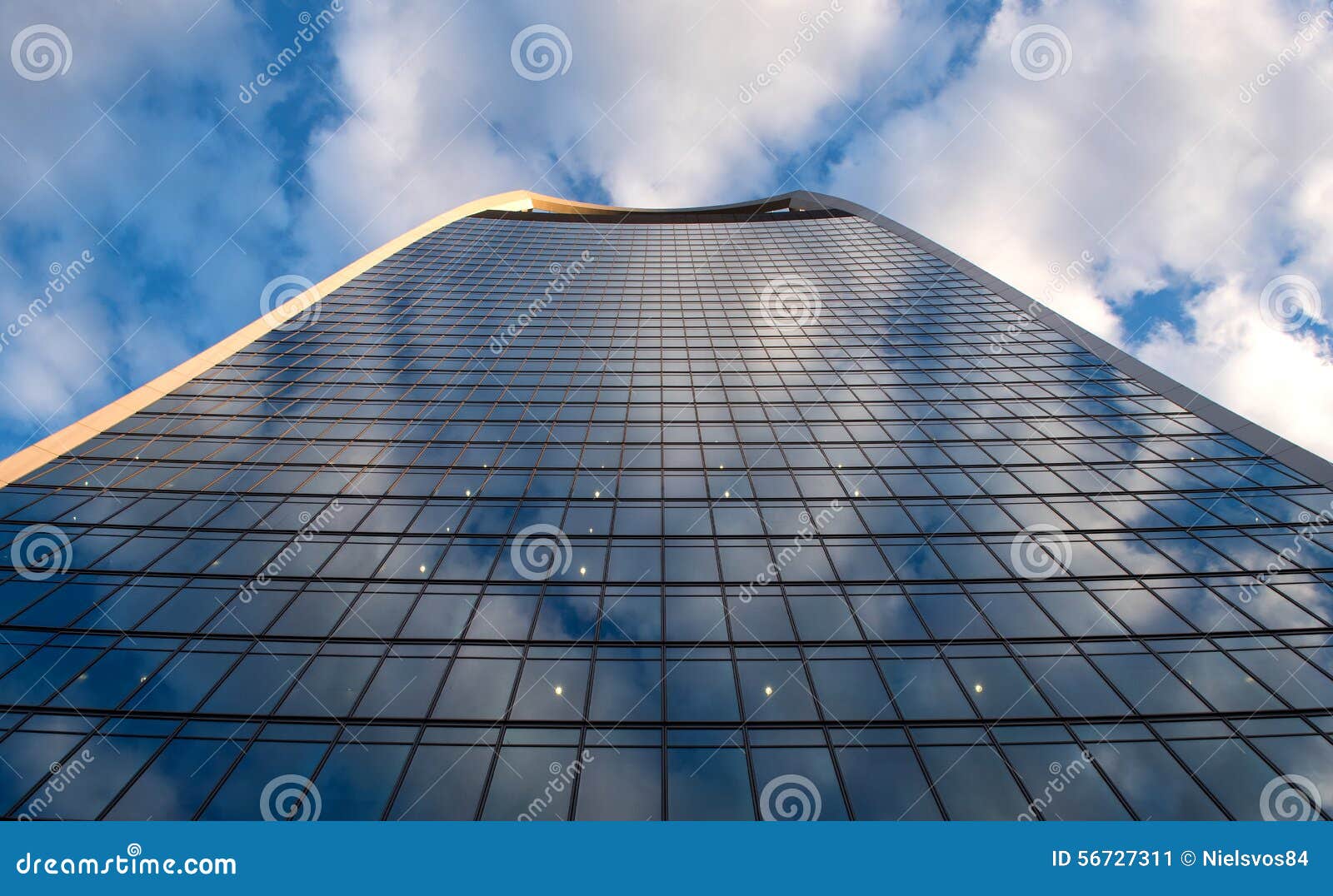 Skyscraper Scraping the Sky Stock Image - Image of stucture, scraper ...