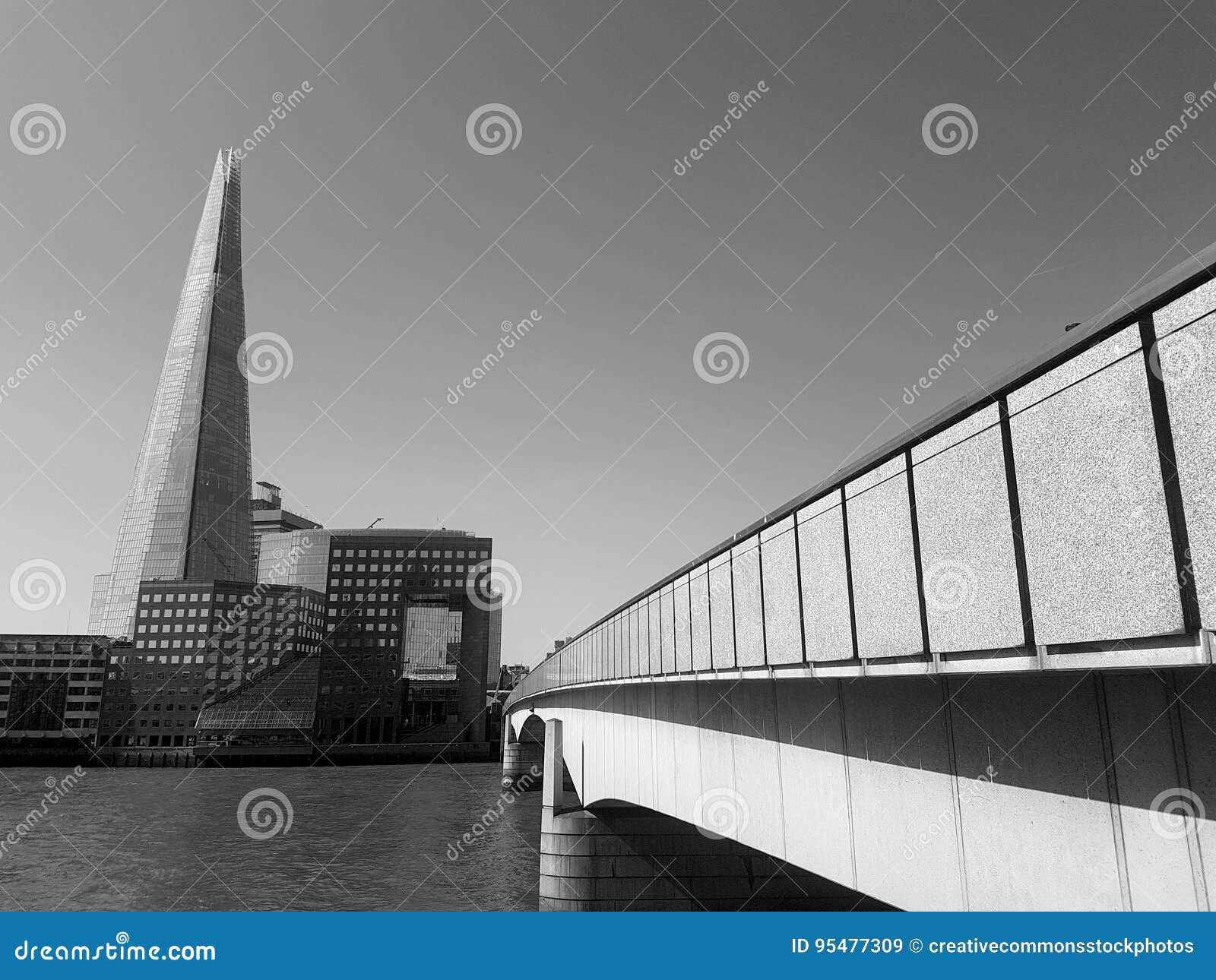 Skyscraper Seen From Bridge Picture. Image: 95477309