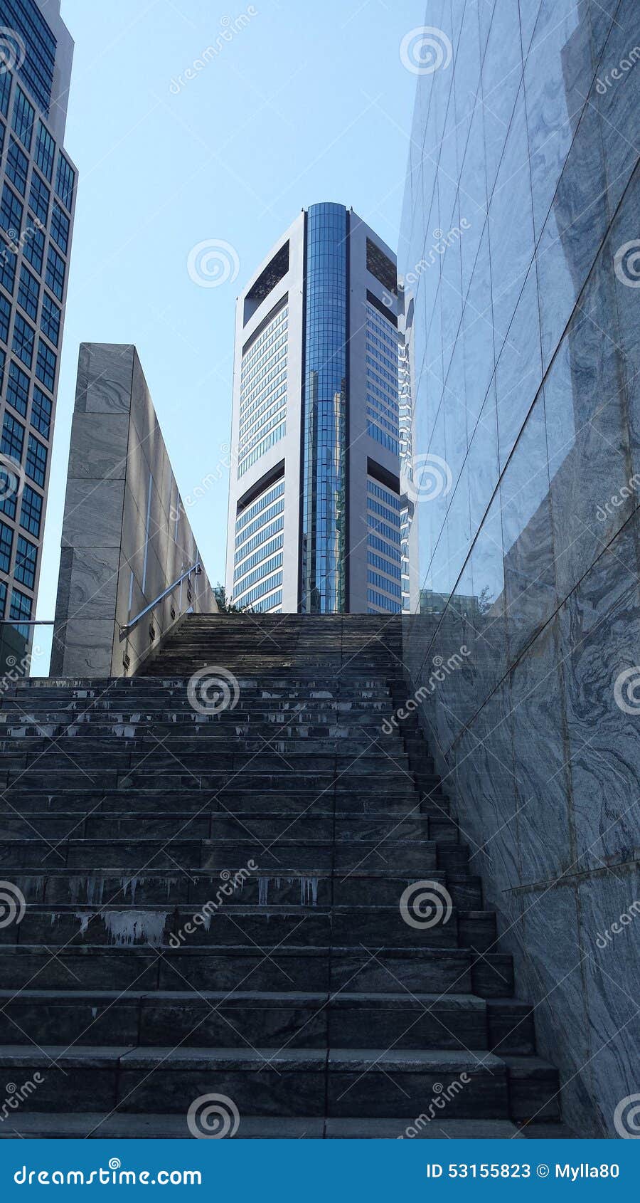 Skyscraper in Shiodome - Tokyo Stock Image - Image of shiodome, climb ...