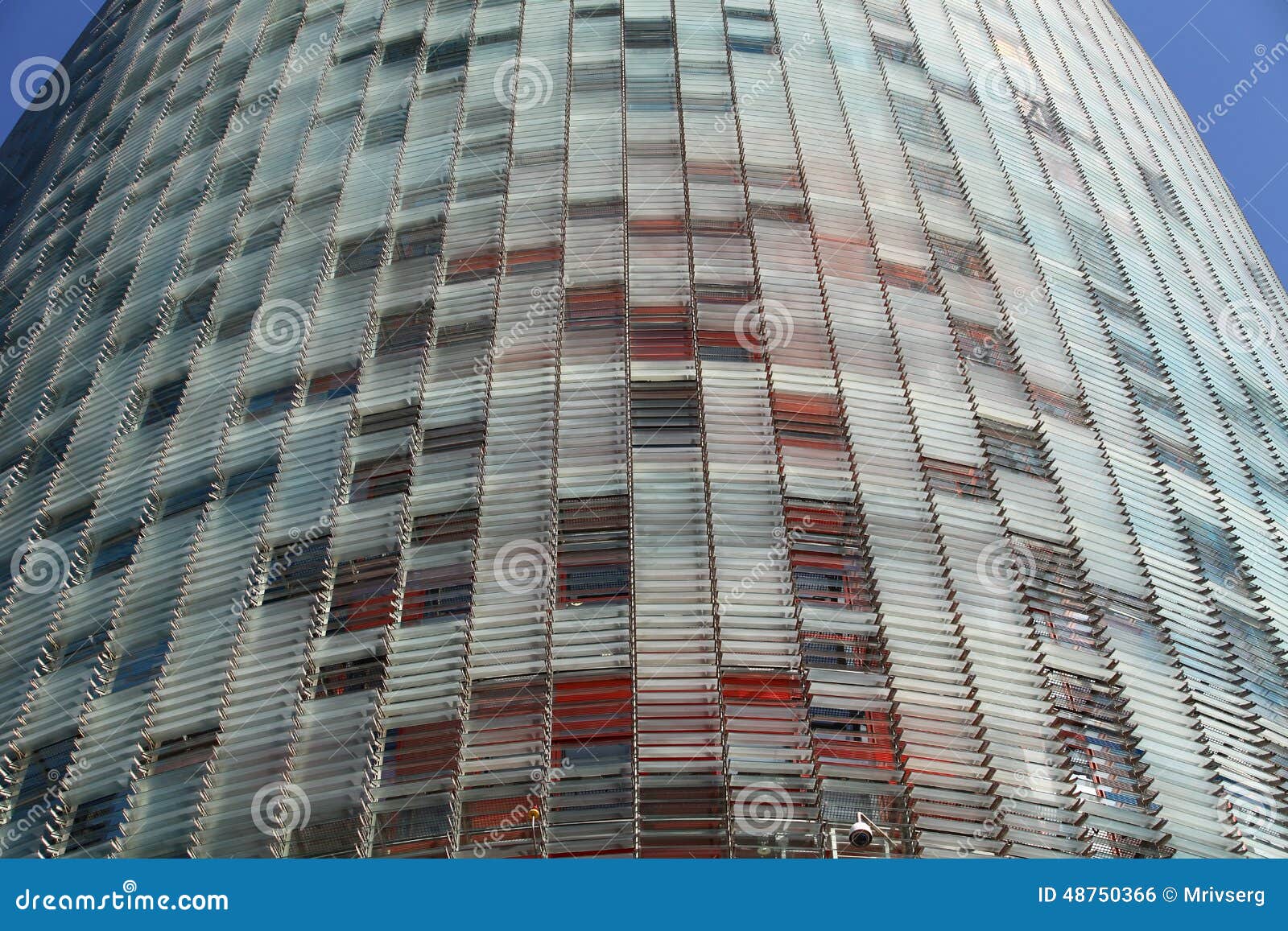 Skyscraper with Solar Blinds Stock Photo - Image of covering, built ...