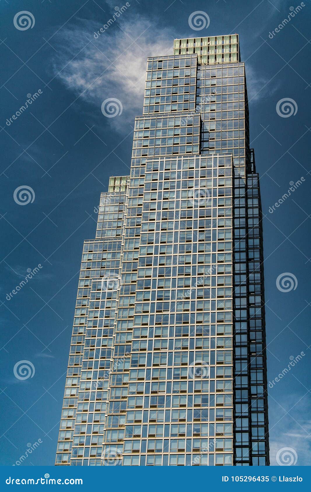Skyscraper, Tall Modern Building in New York City Stock Image - Image ...