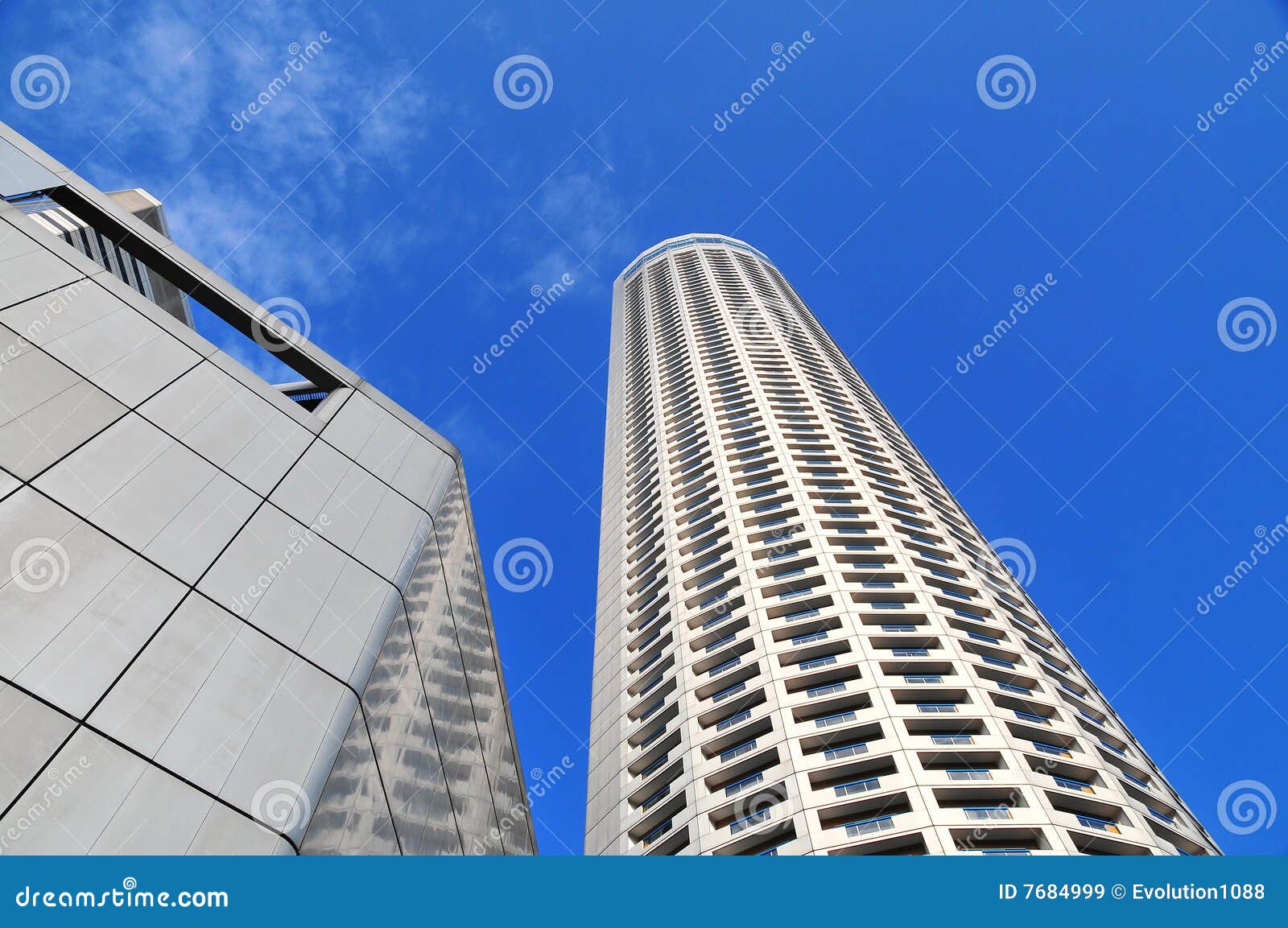 Skyscraper Towering Up into the Sky Stock Image - Image of building ...