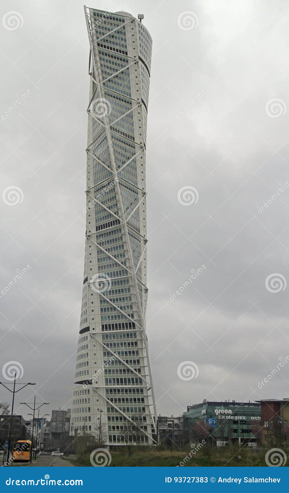 Skyscraper `Turning Torso` in Malmo, Sweden Editorial Stock Photo ...