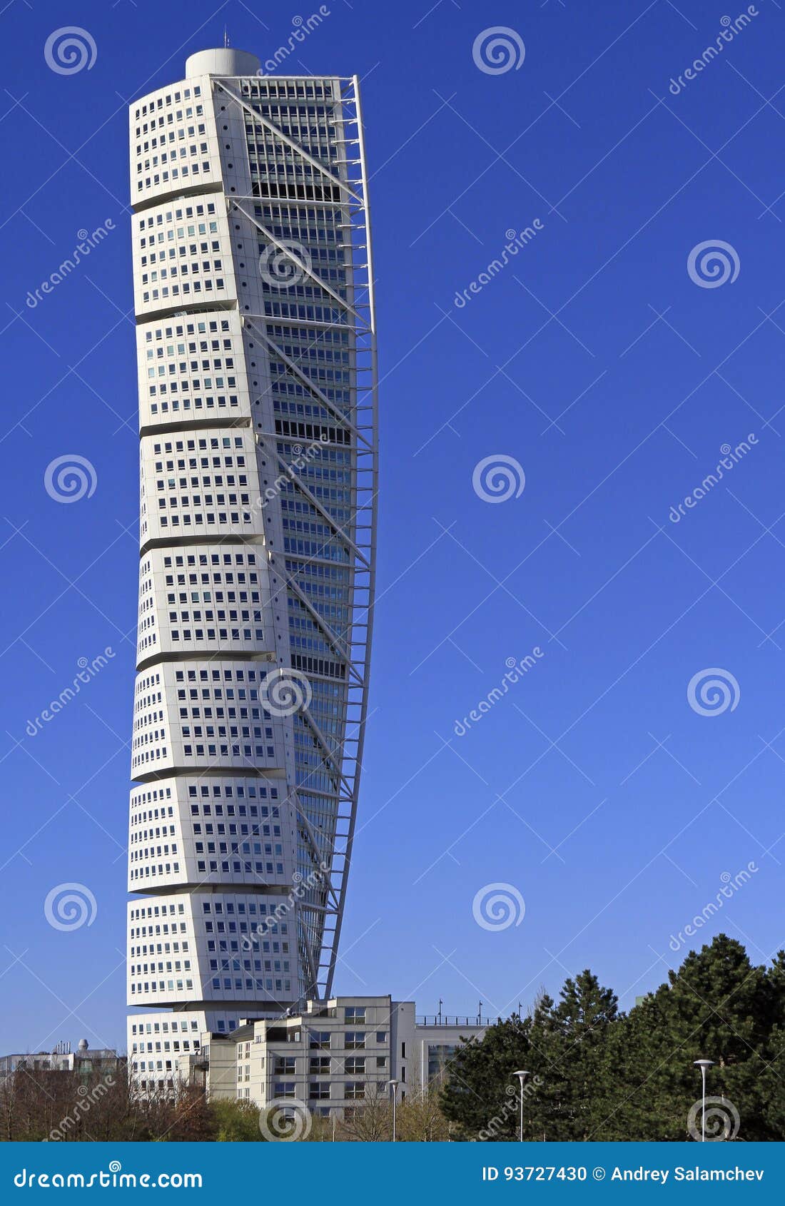 Skyscraper `Turning Torso` in Malmo, Sweden Editorial Image - Image of ...