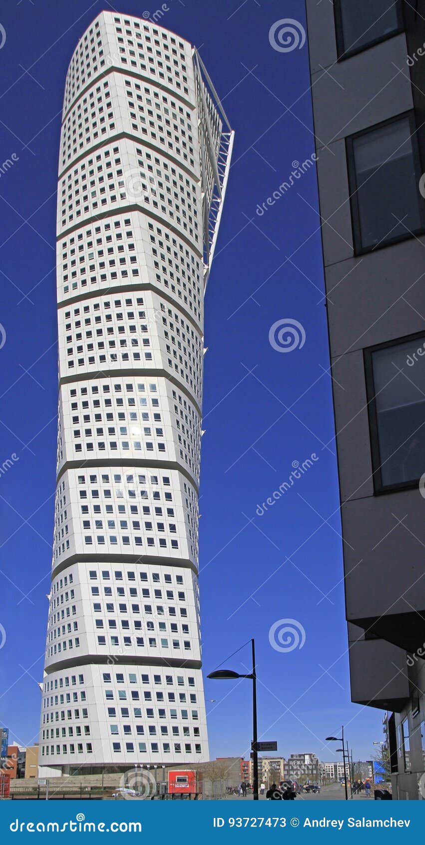 Skyscraper `Turning Torso` in Malmo, Sweden Editorial Stock Photo ...