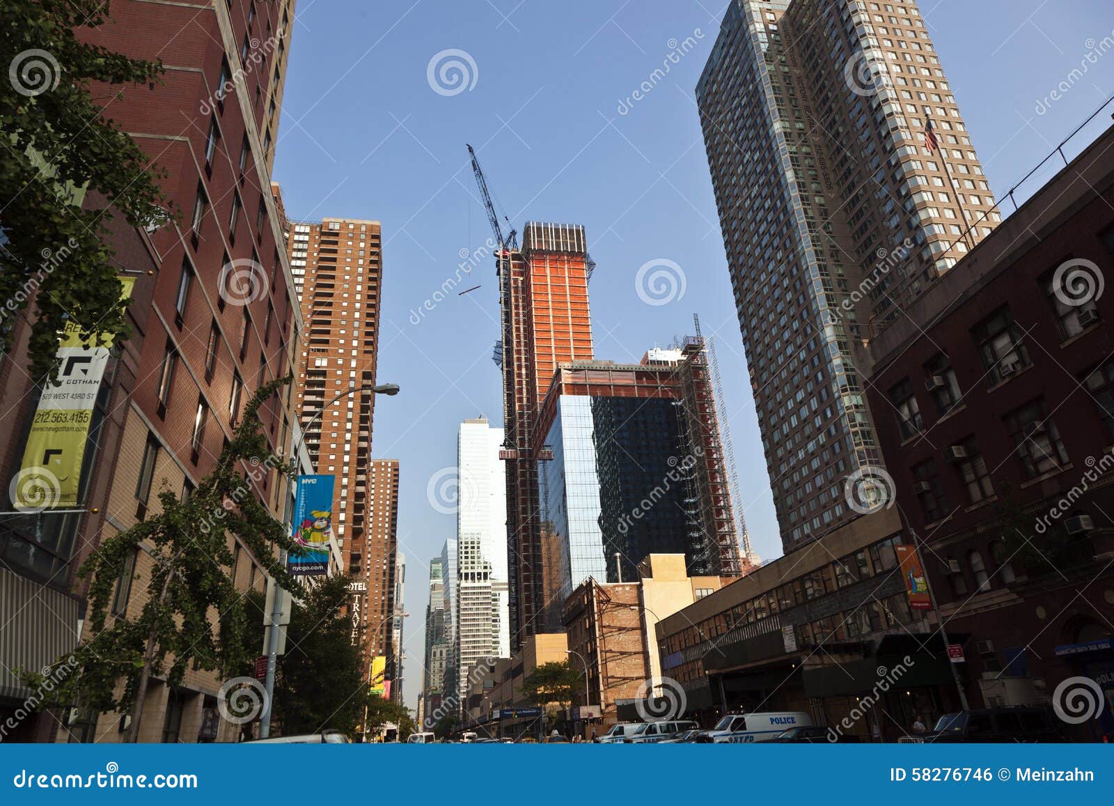 Skyscraper Under Construction Editorial Photo - Image of facade ...