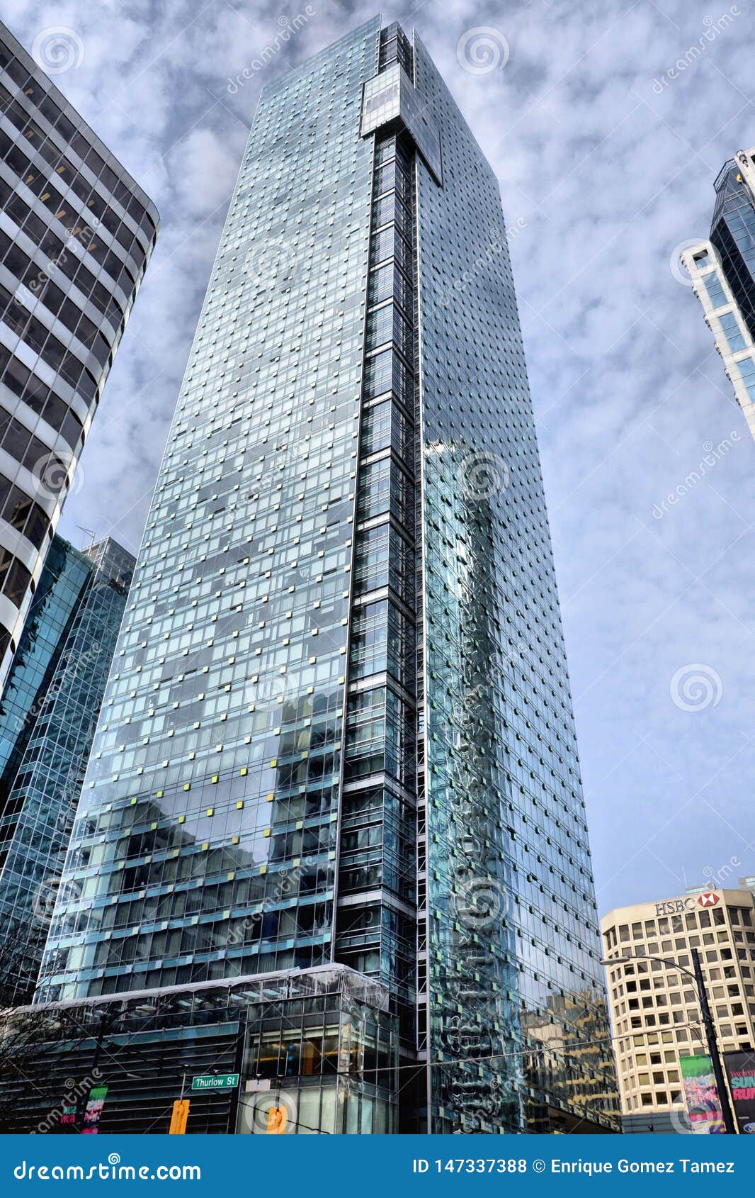 Skyscraper at Vancouver City Editorial Stock Photo - Image of ...
