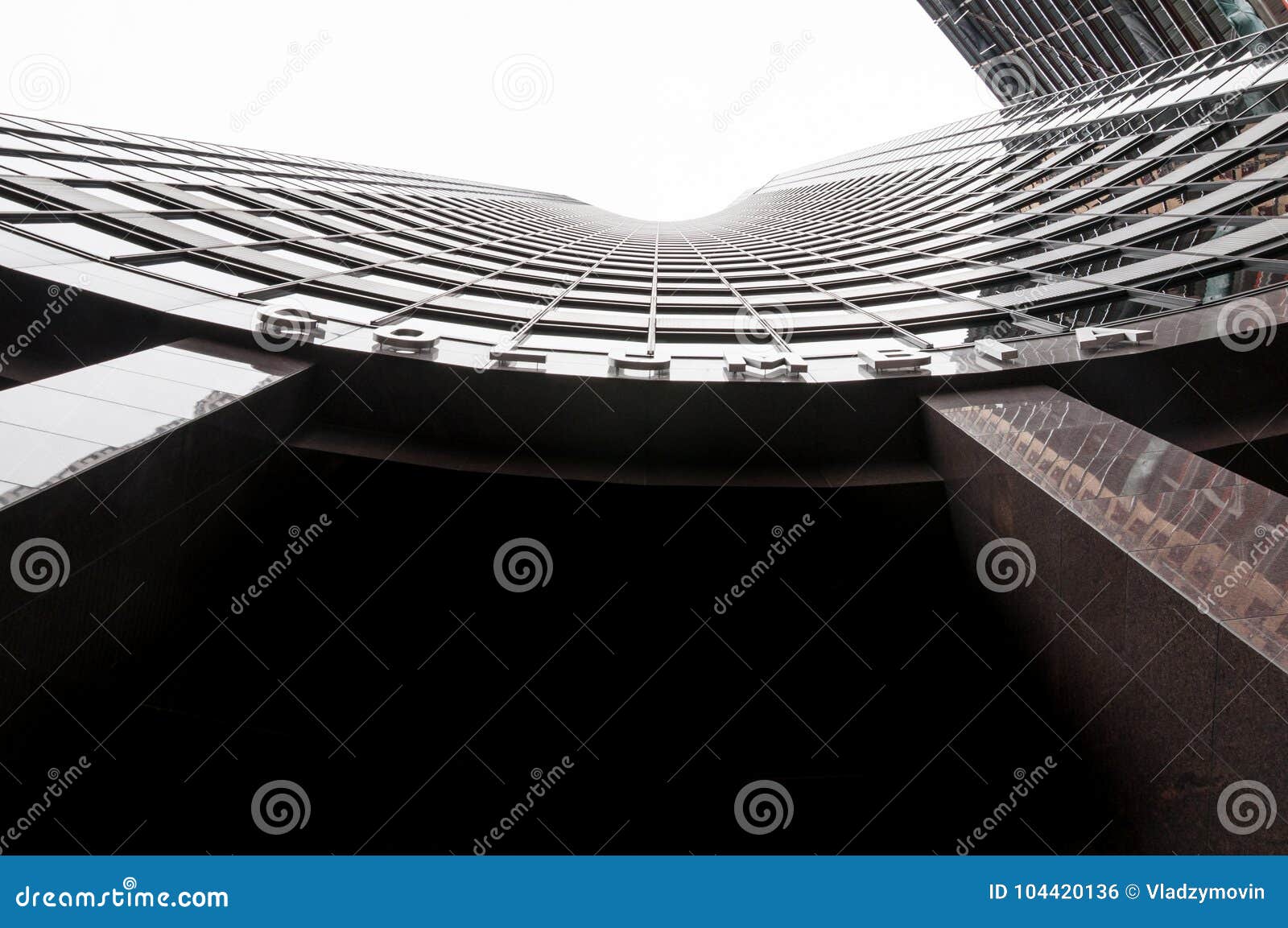 Skyscraper View from the Bottom Stock Photo - Image of life, downtown ...