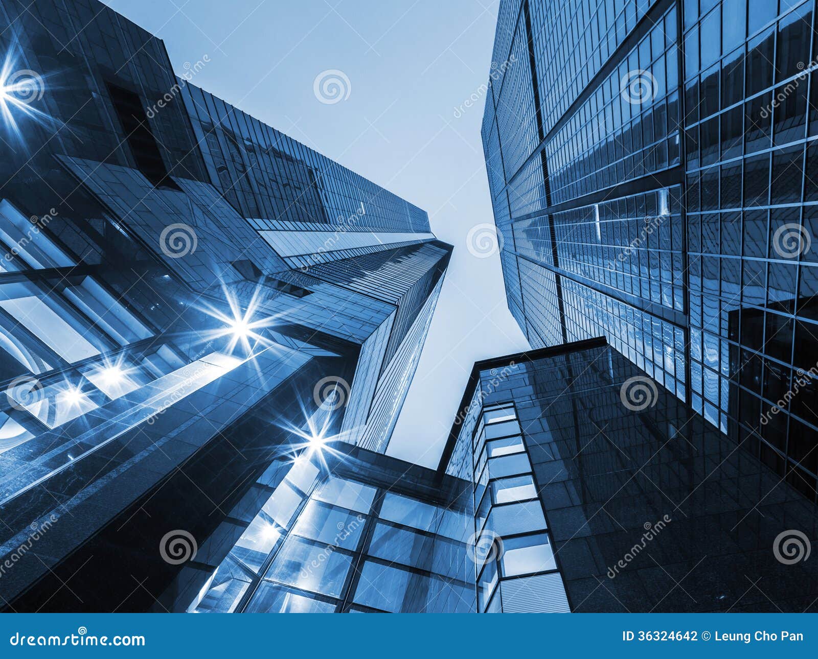 Skyscraper view stock photo. Image of reflection, business - 36324642