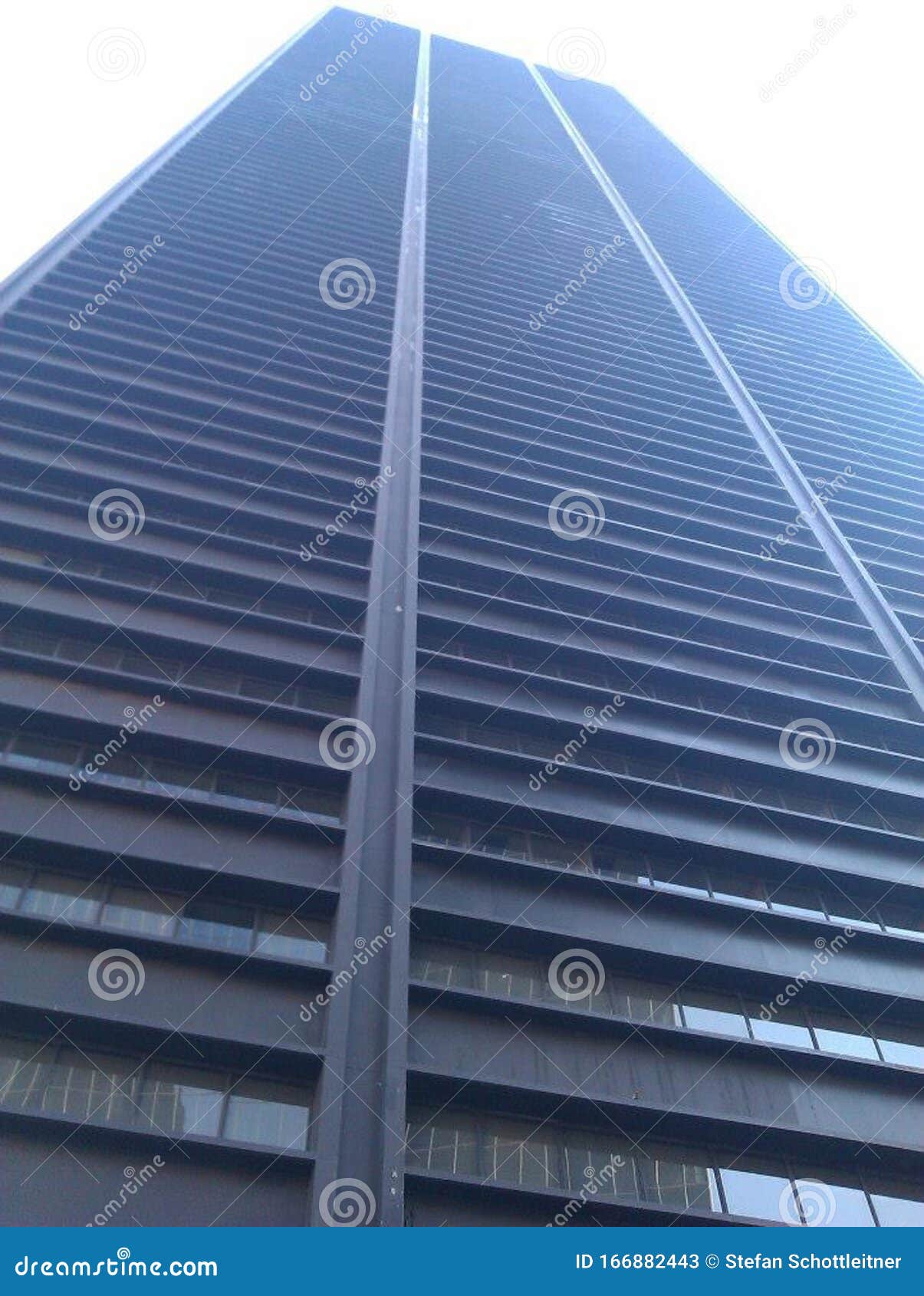 A Skyscraper View from the Street Stock Image - Image of real, facade ...