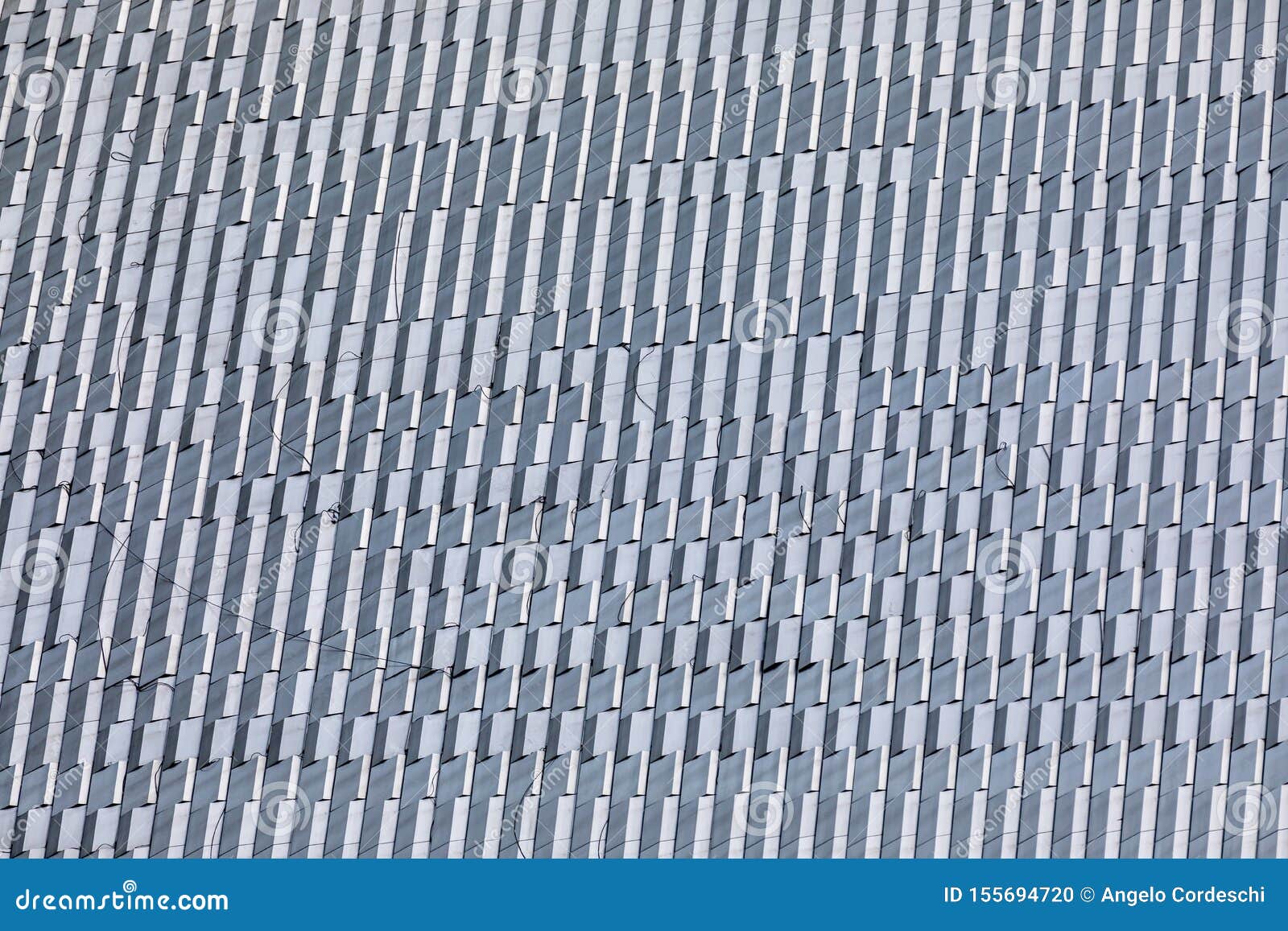 Skyscraper Wall Abstract Background with Repeated Rectangular Cells ...