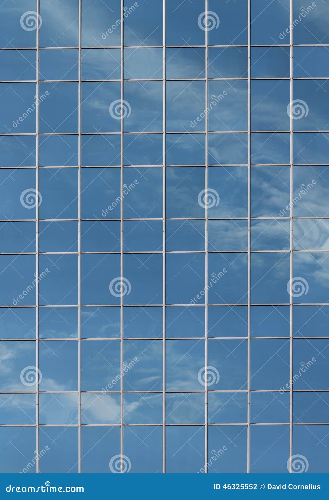 Skyscraper window panes stock photo. Image of facade - 46325552