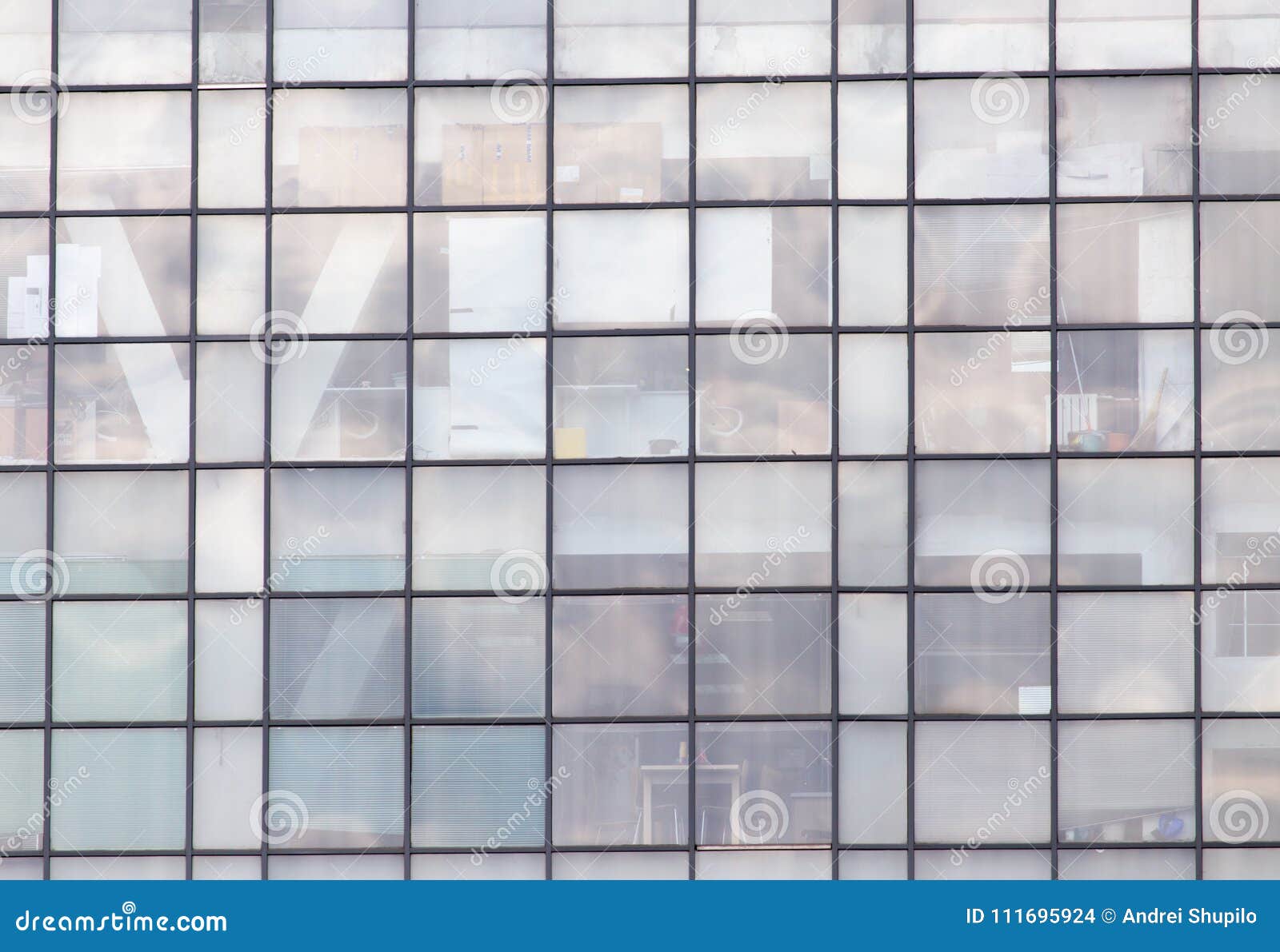 Skyscraper Windows As Background. Texture Stock Photo - Image of ...