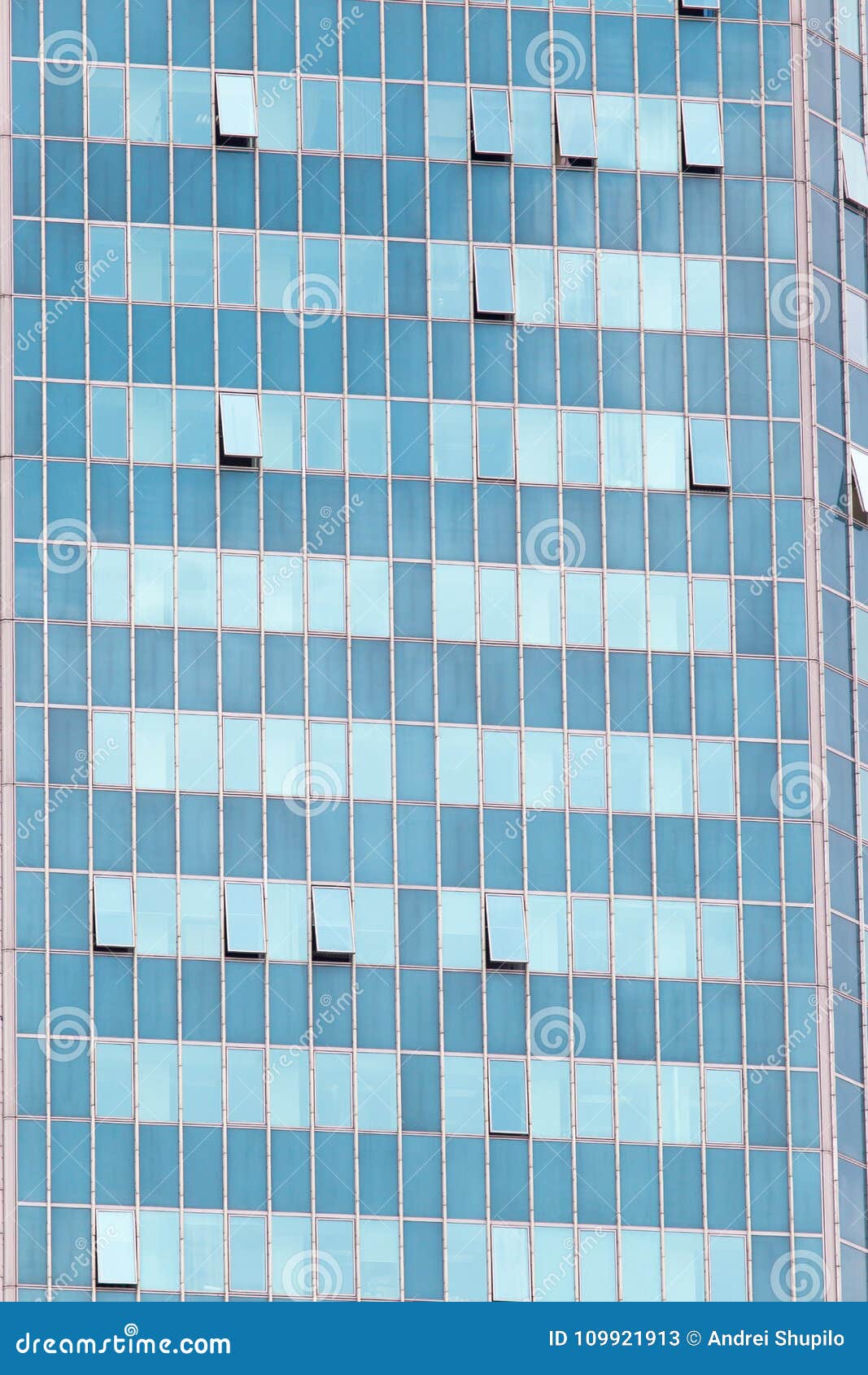 Skyscraper Windows As Background. Texture Stock Image - Image of ...