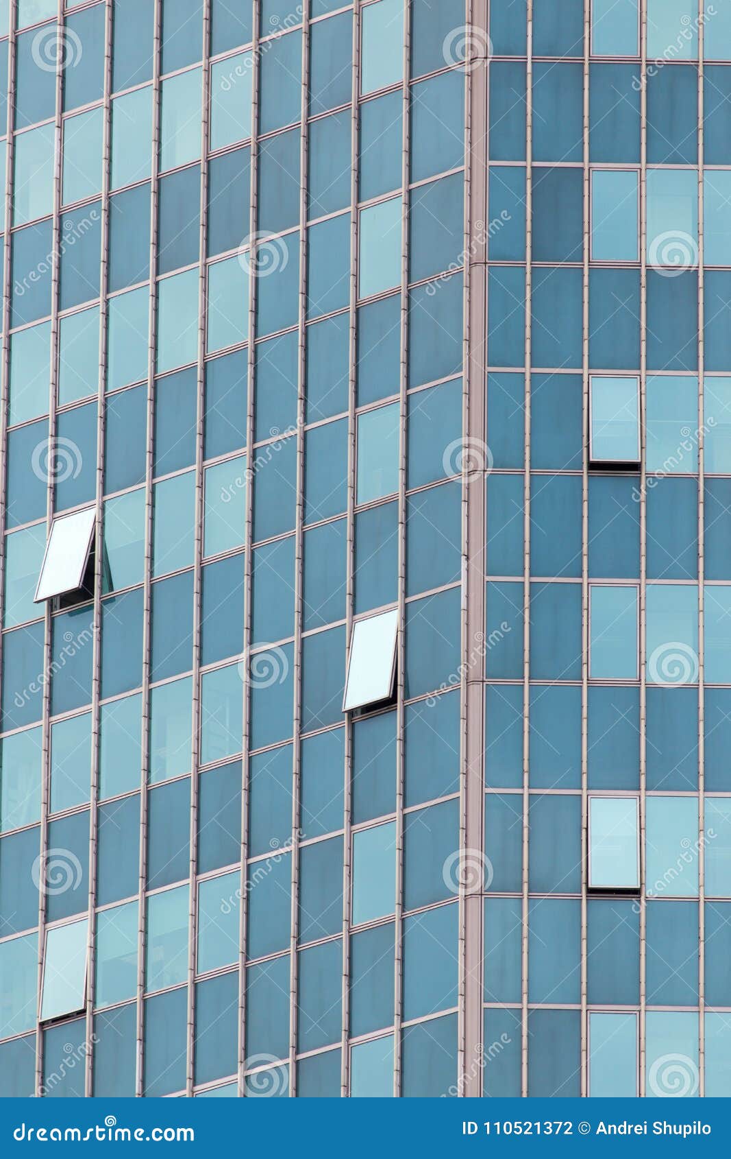 Skyscraper Windows As Background. Texture Stock Photo - Image of ...