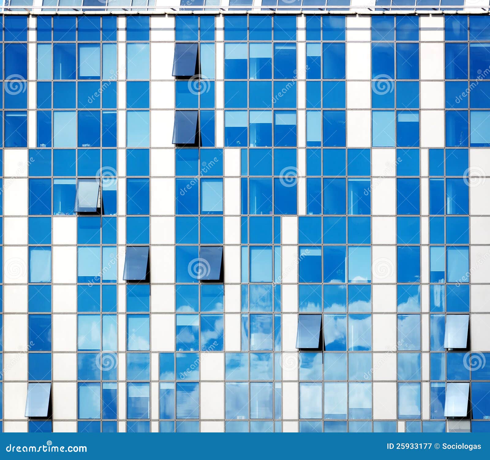 Skyscraper Windows Background Stock Image - Image of commercial ...