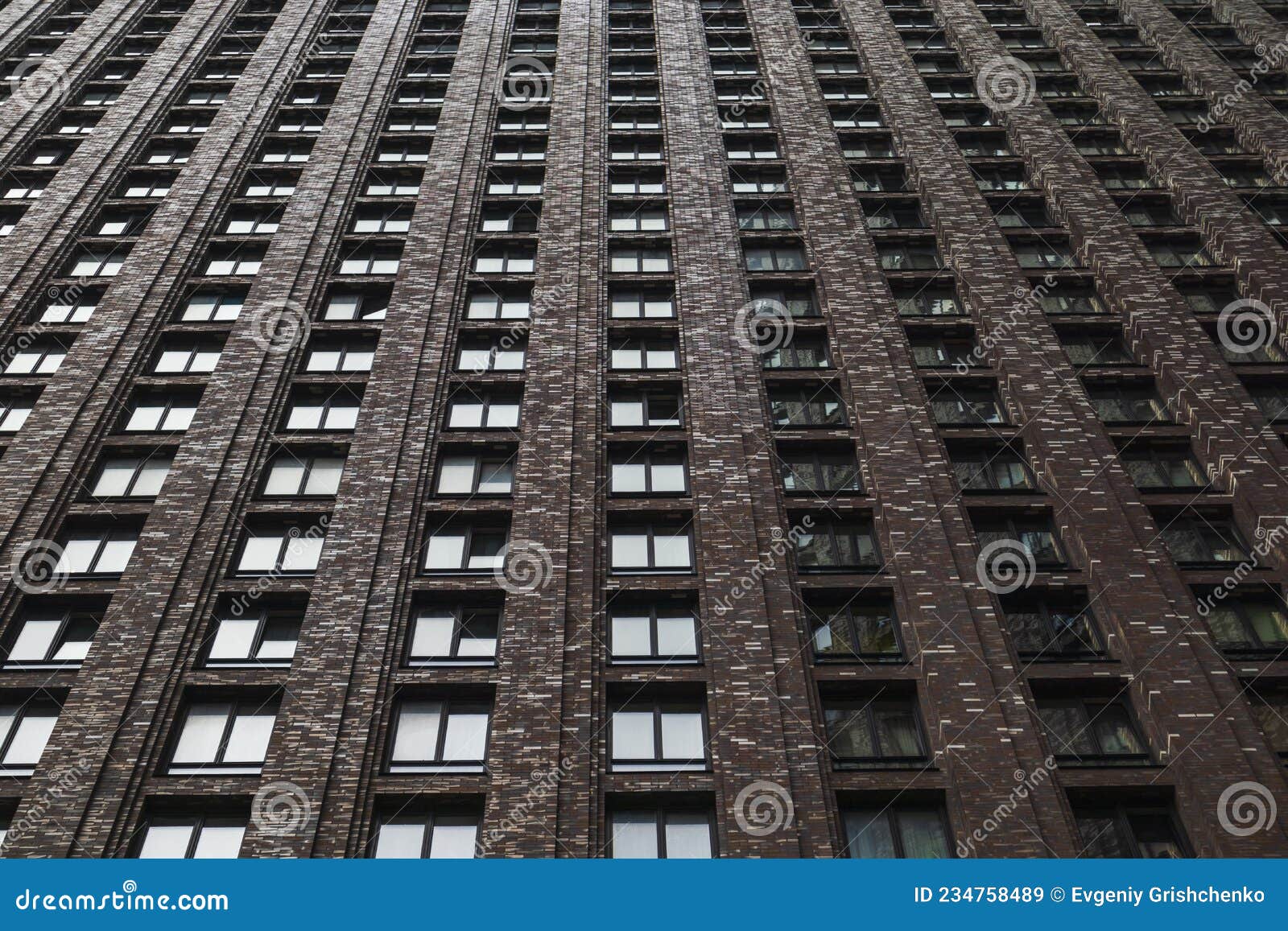 Skyscraper Windows Geometric Pattern Architecture Guide Lines Brown and ...