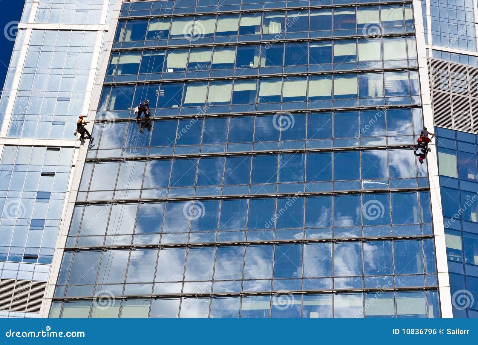Skyscraper works stock photo. Image of property, blue - 10836796