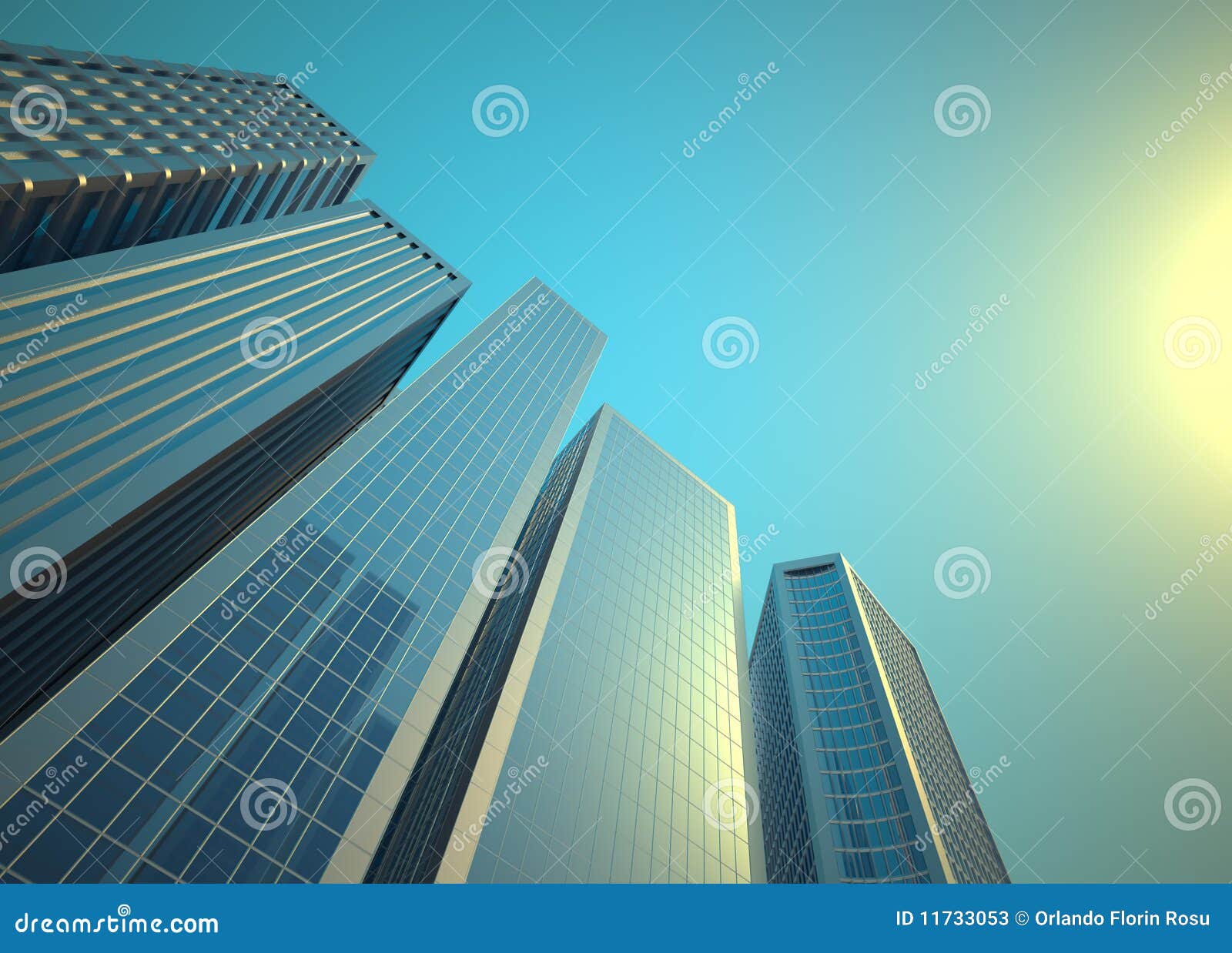 Skyscrapers Royalty-Free Cartoon | CartoonDealer.com #11733053