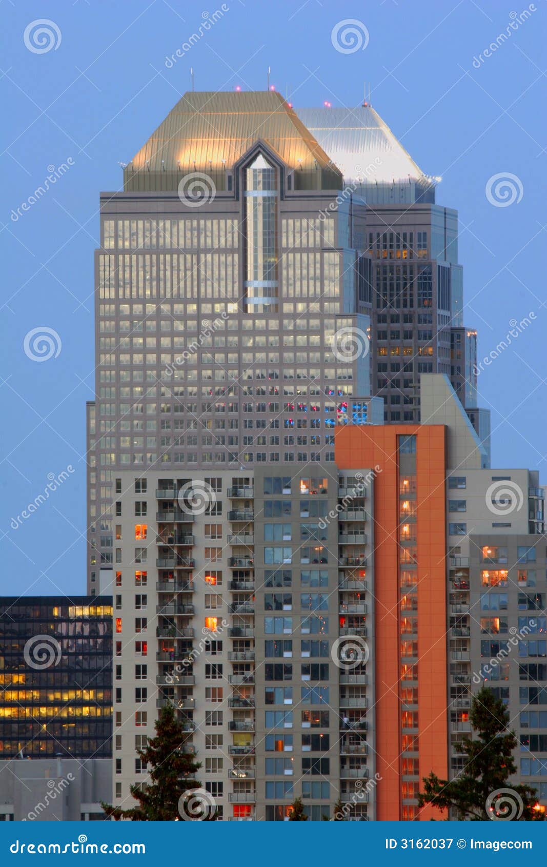 Skyscrapers stock image. Image of architectural, architecture - 3162037