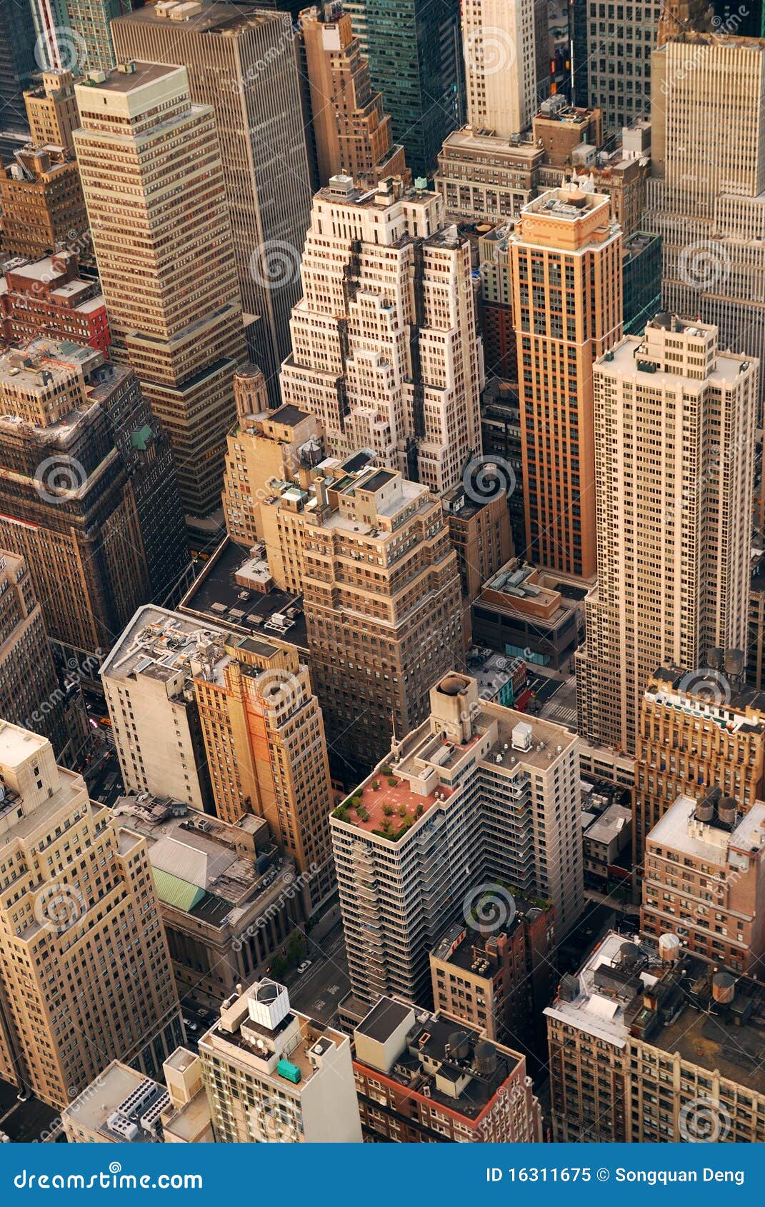 Skyscrapers aerial view stock image. Image of financial - 16311675