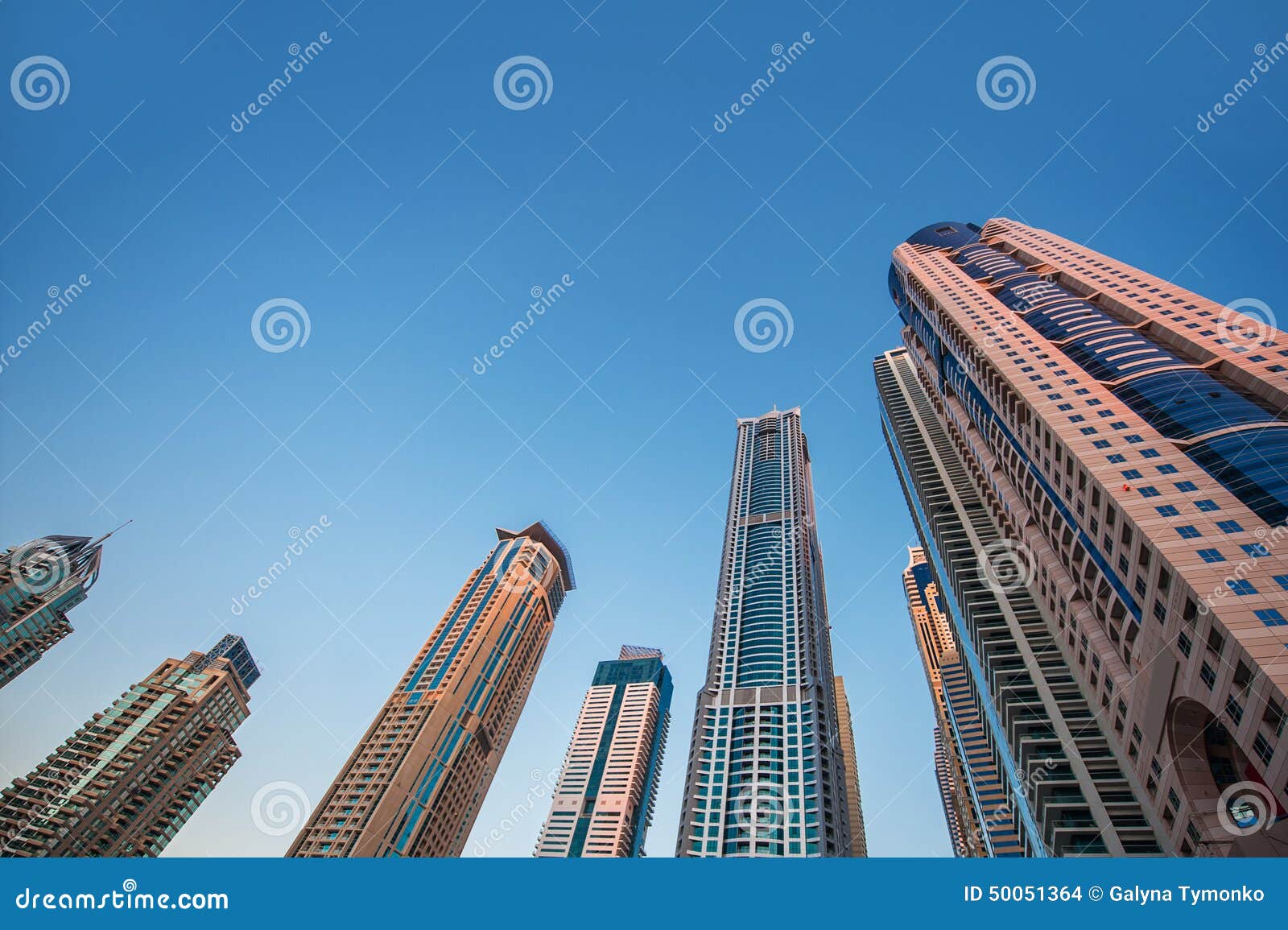 Skyscrapers on a Background of the Sky, Real Estate Stock Photo - Image ...