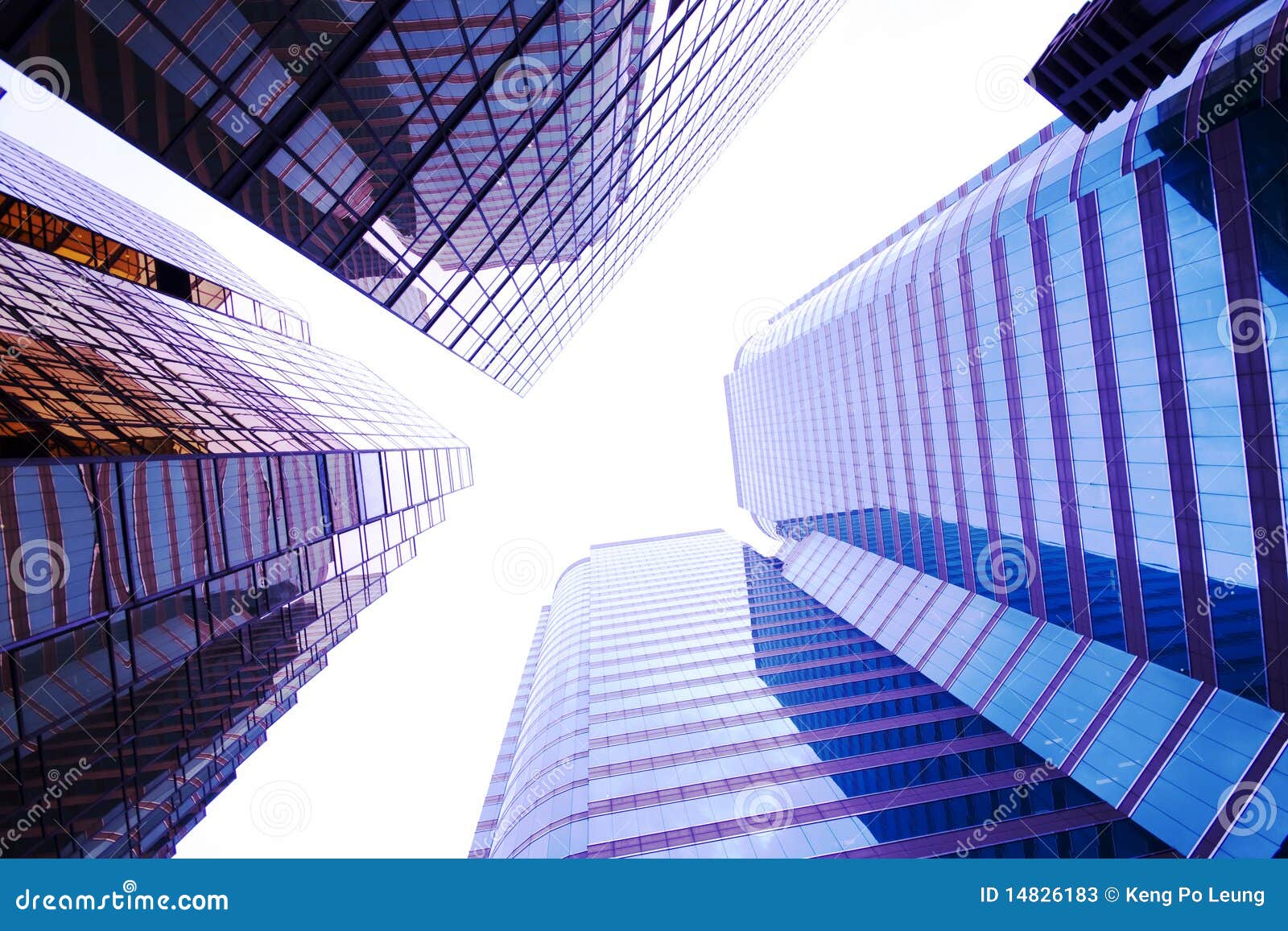 Skyscrapers Background for Texture Stock Image - Image of environment ...