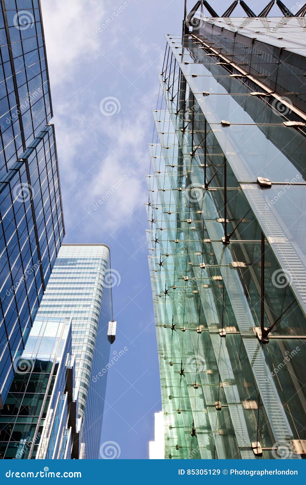 Skyscrapers from below stock image. Image of modern, building - 85305129