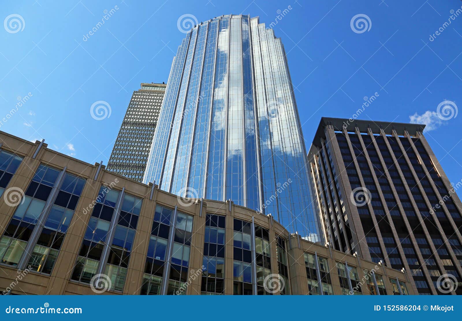 Skyscrapers of Boston stock photo. Image of view, boston - 152586204