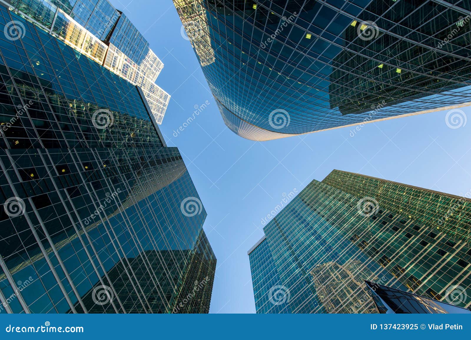 Skyscrapers bottom up view stock image. Image of house - 137423925
