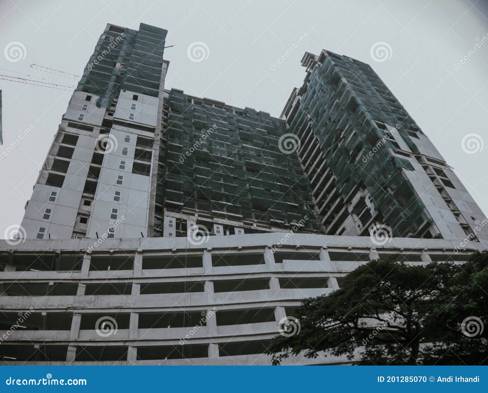 Skyscrapers Building Not Finished yet Stock Photo - Image of finished ...