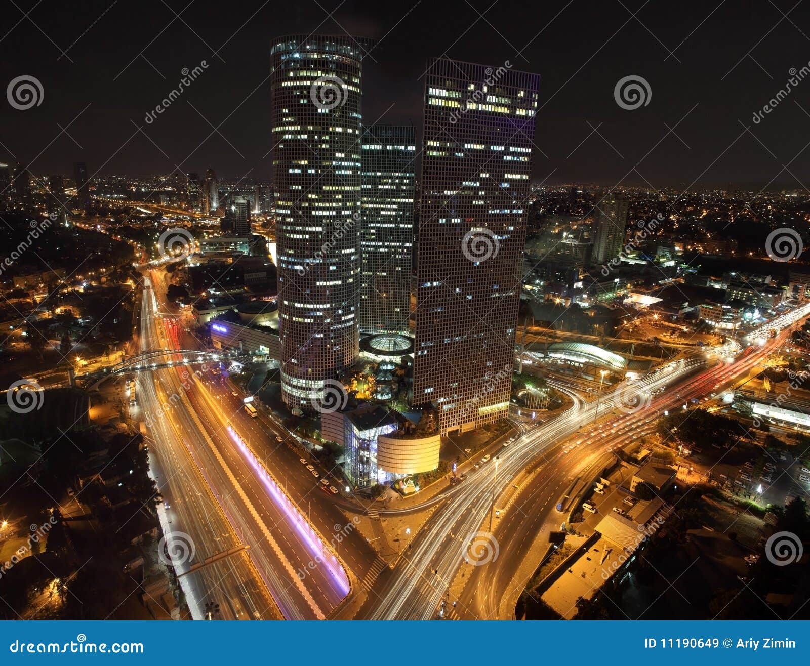 Skyscrapers in the Center of Tel Aviv Stock Image - Image of ...