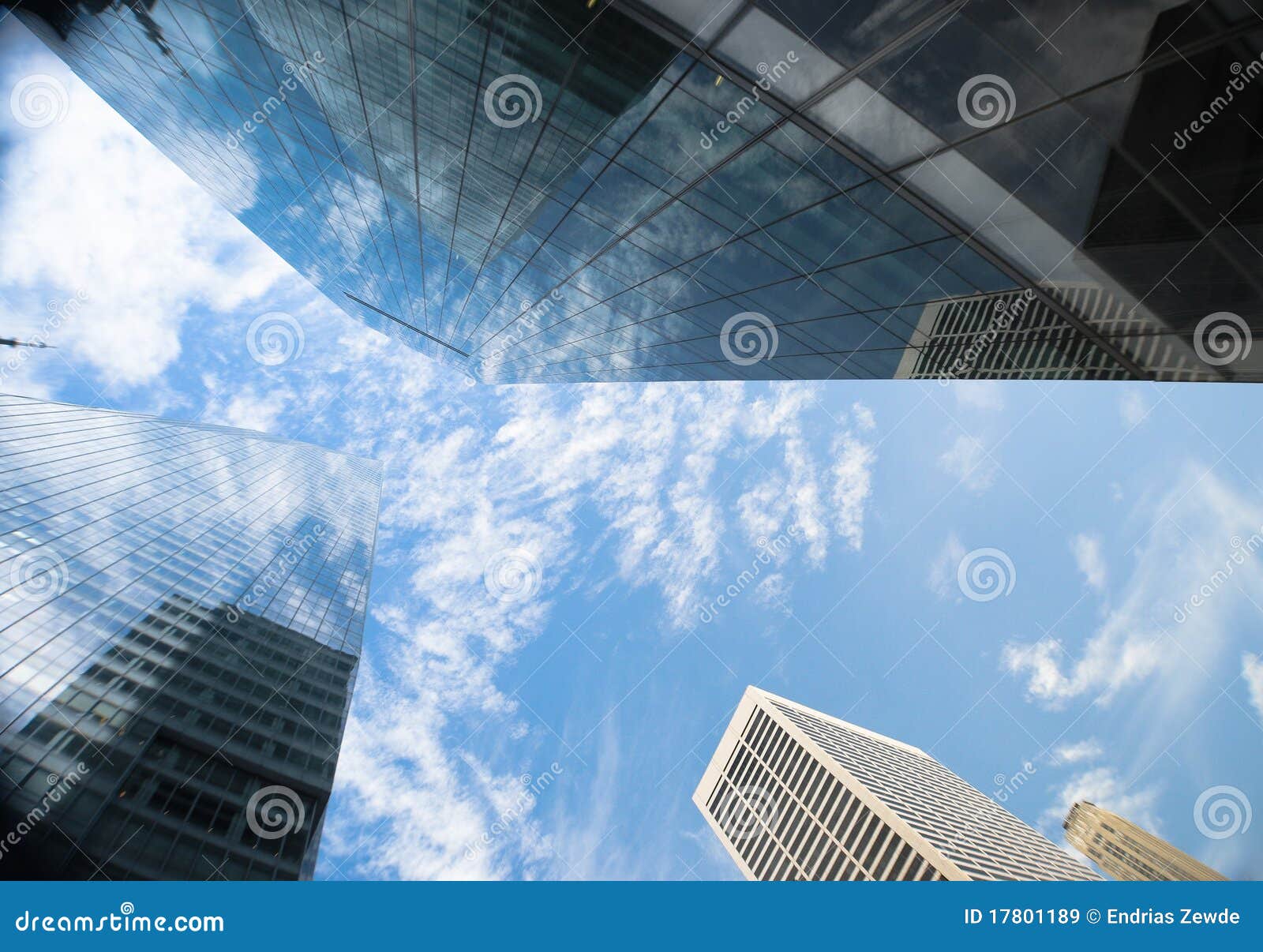 Skyscrapers and cloudscape stock image. Image of america - 17801189