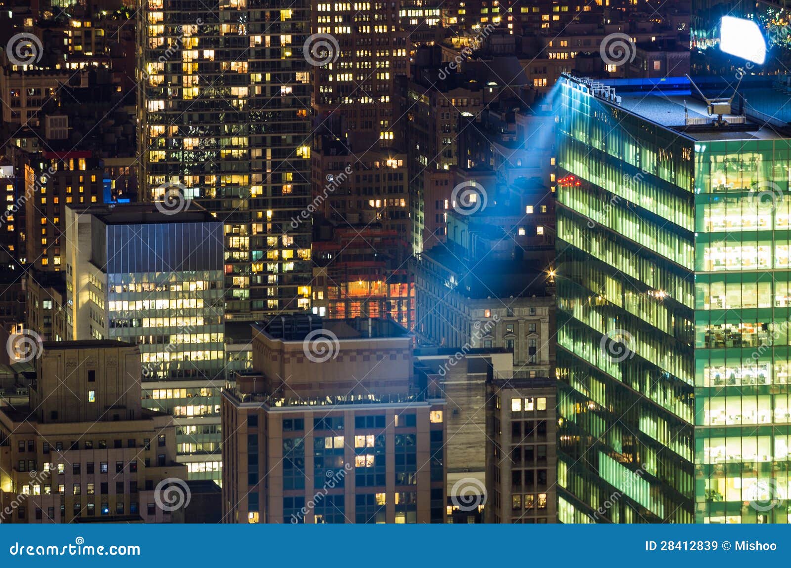 Skyscrapers lights stock image. Image of skyscraper, tower - 28412839