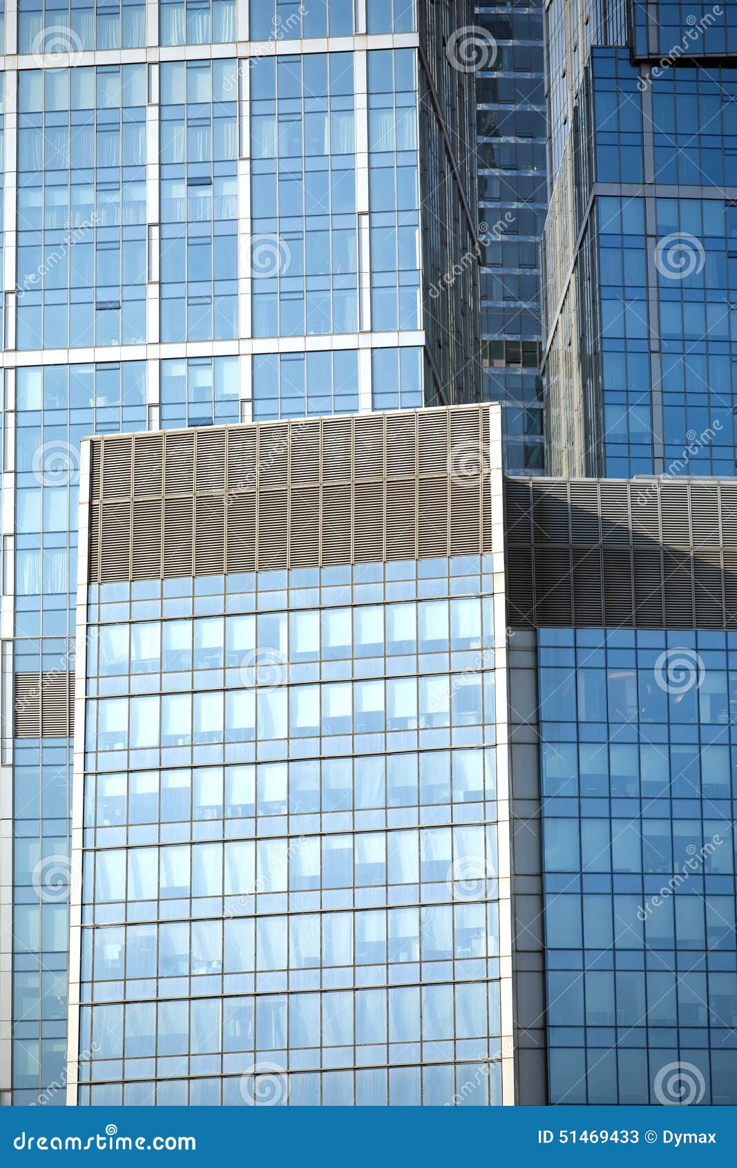 Skyscrapers in Office Business Cluster Stock Image - Image of buildings ...