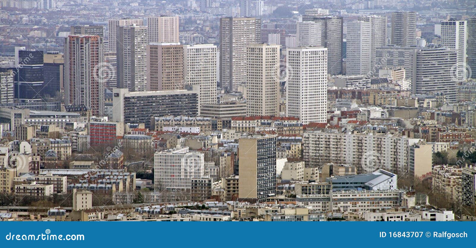 Skyscrapers in Paris stock image. Image of skyscrapers - 16843707