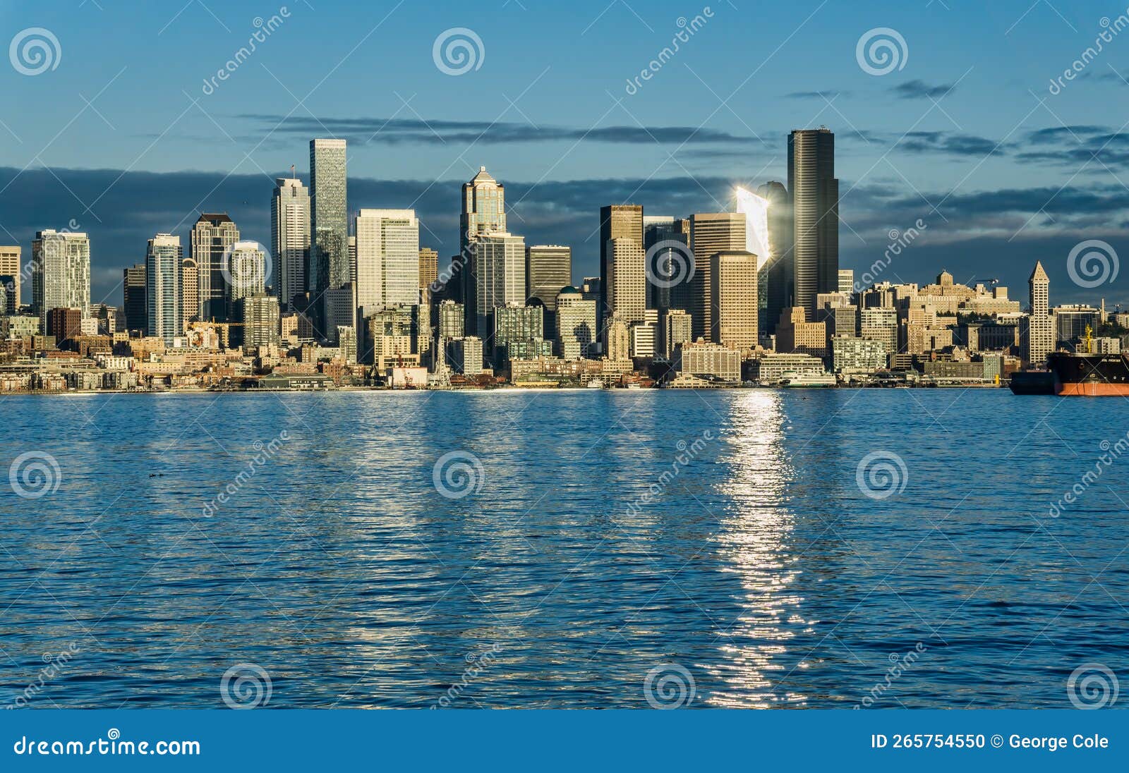 Skyscrapers in Seattle 3 editorial image. Image of buildings - 265754550