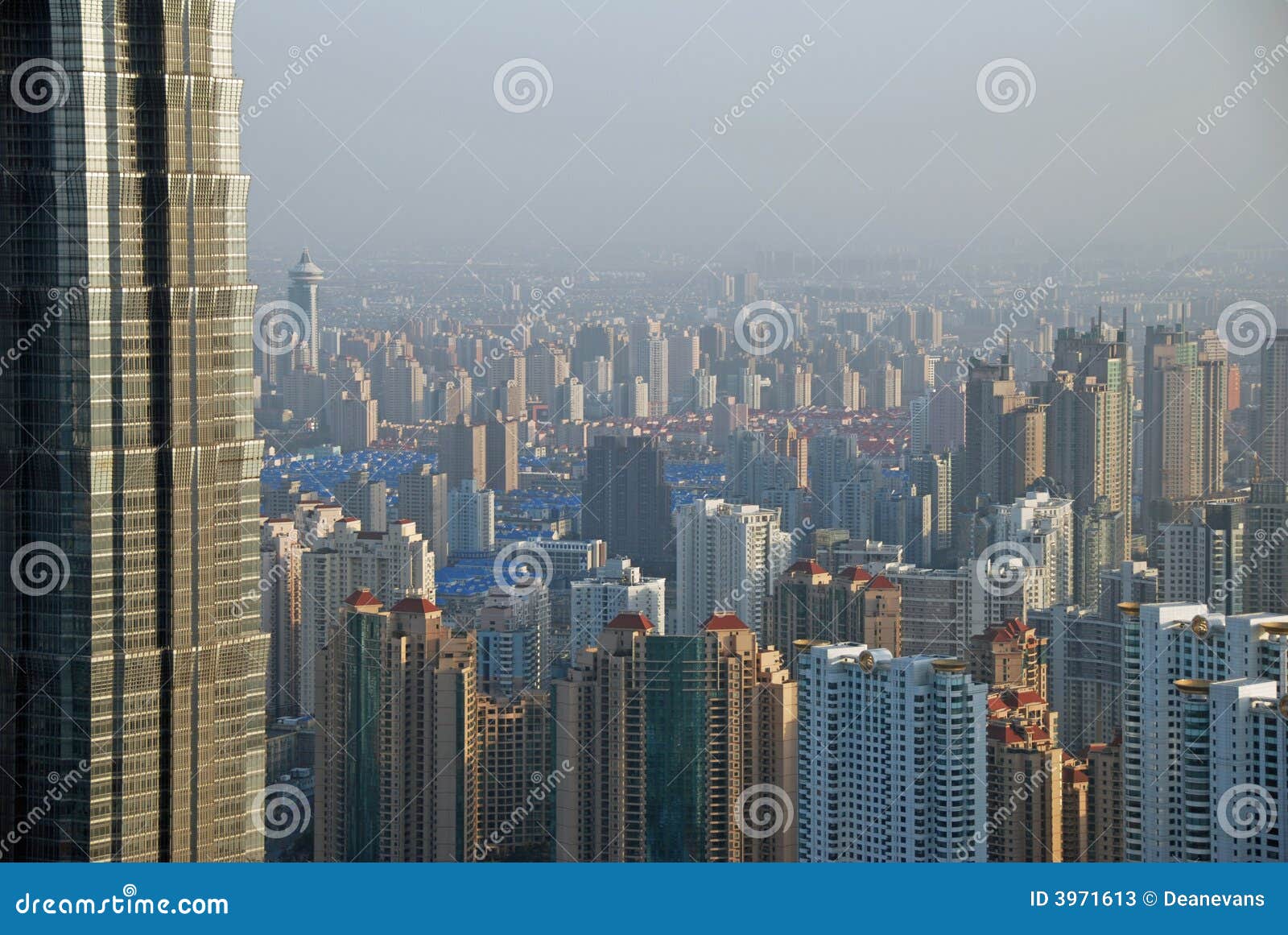 Skyscrapers, tall to small stock image. Image of asia - 3971613