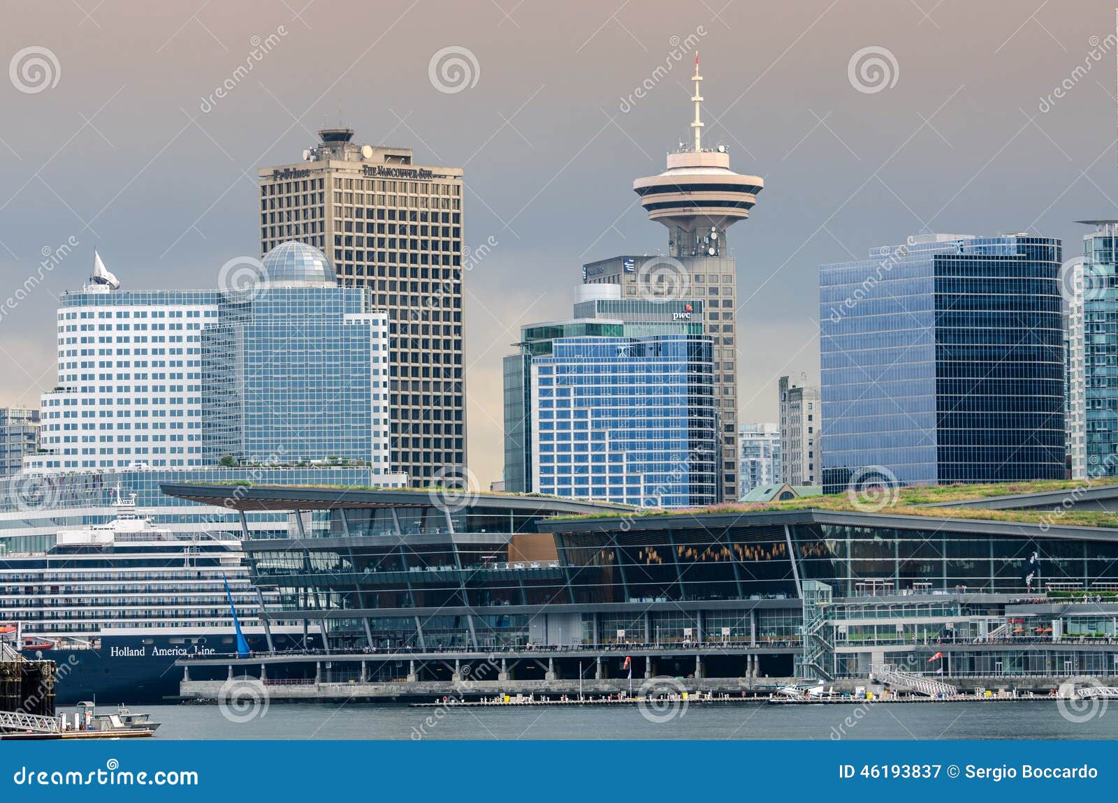 Skyscrapers in Vancouver editorial photography. Image of vancouver ...