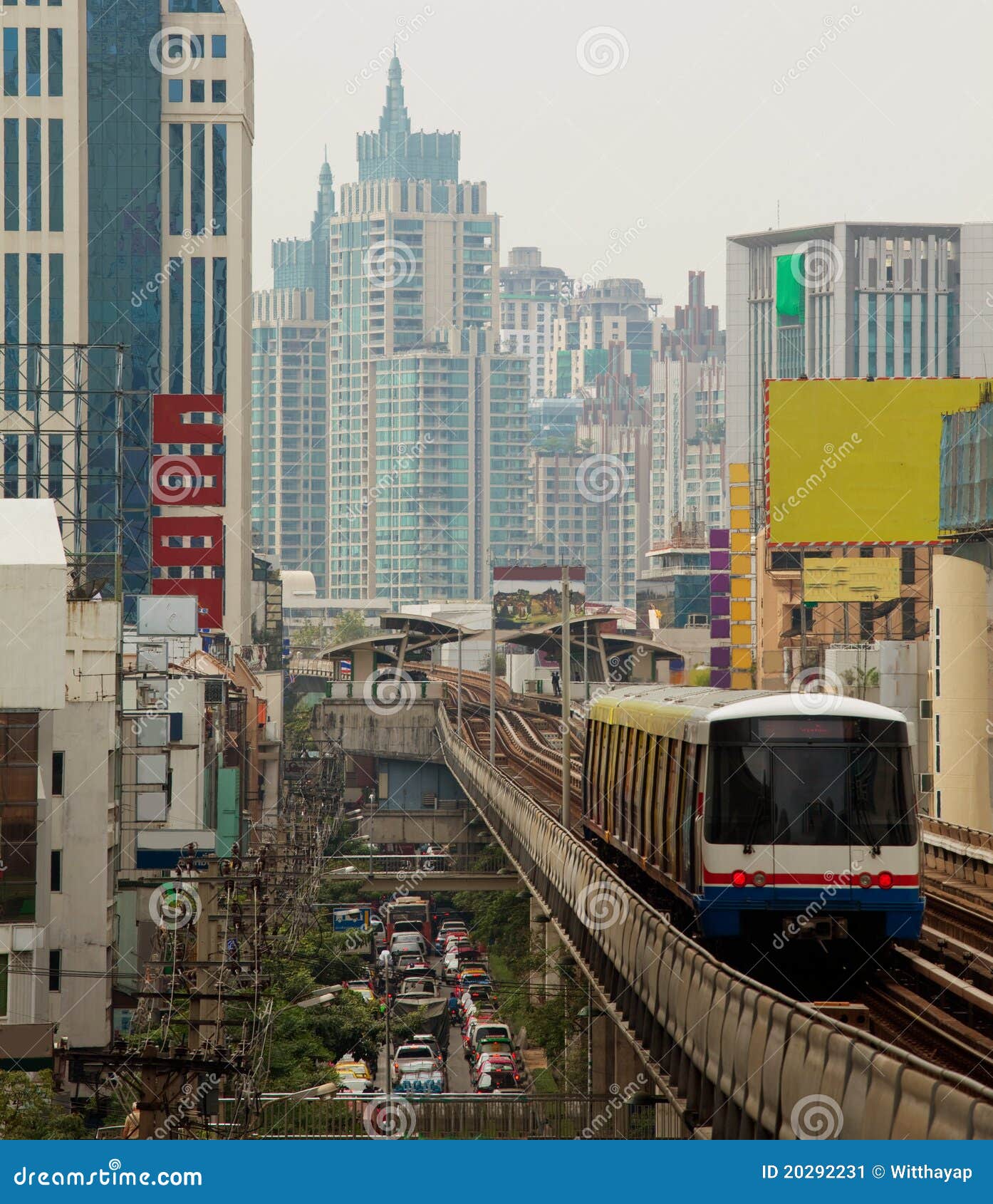 Skytrain stock image. Image of cityscape, architecture - 20292231