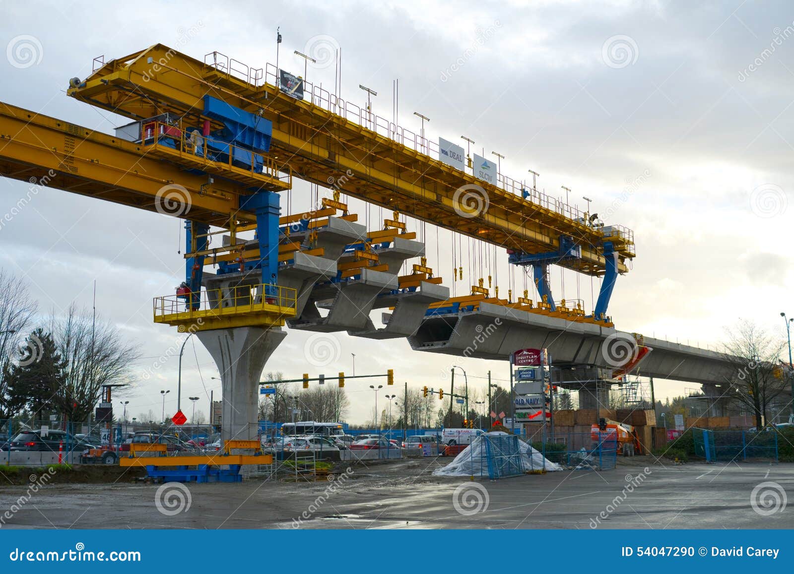 Skytrain Construction Vancouver Editorial Image - Image of used ...