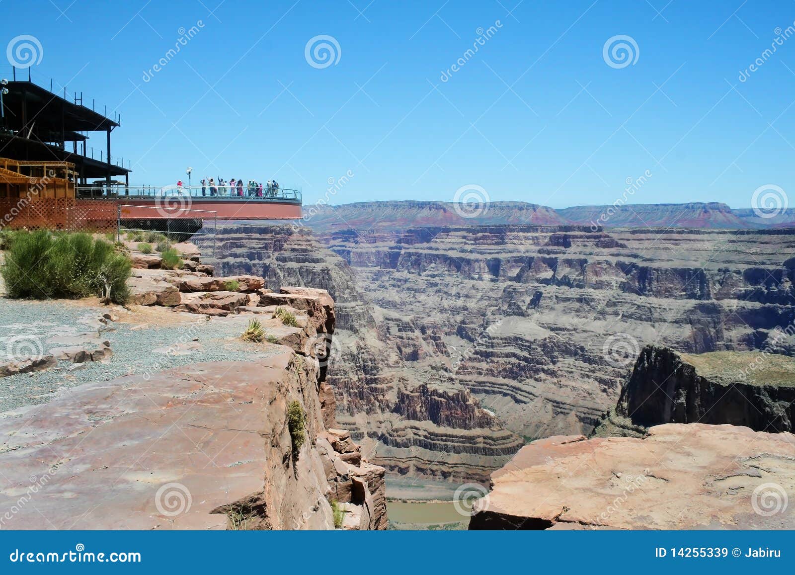 Skywalk Grand Canyon stock image. Image of imposing, abyss - 14255339