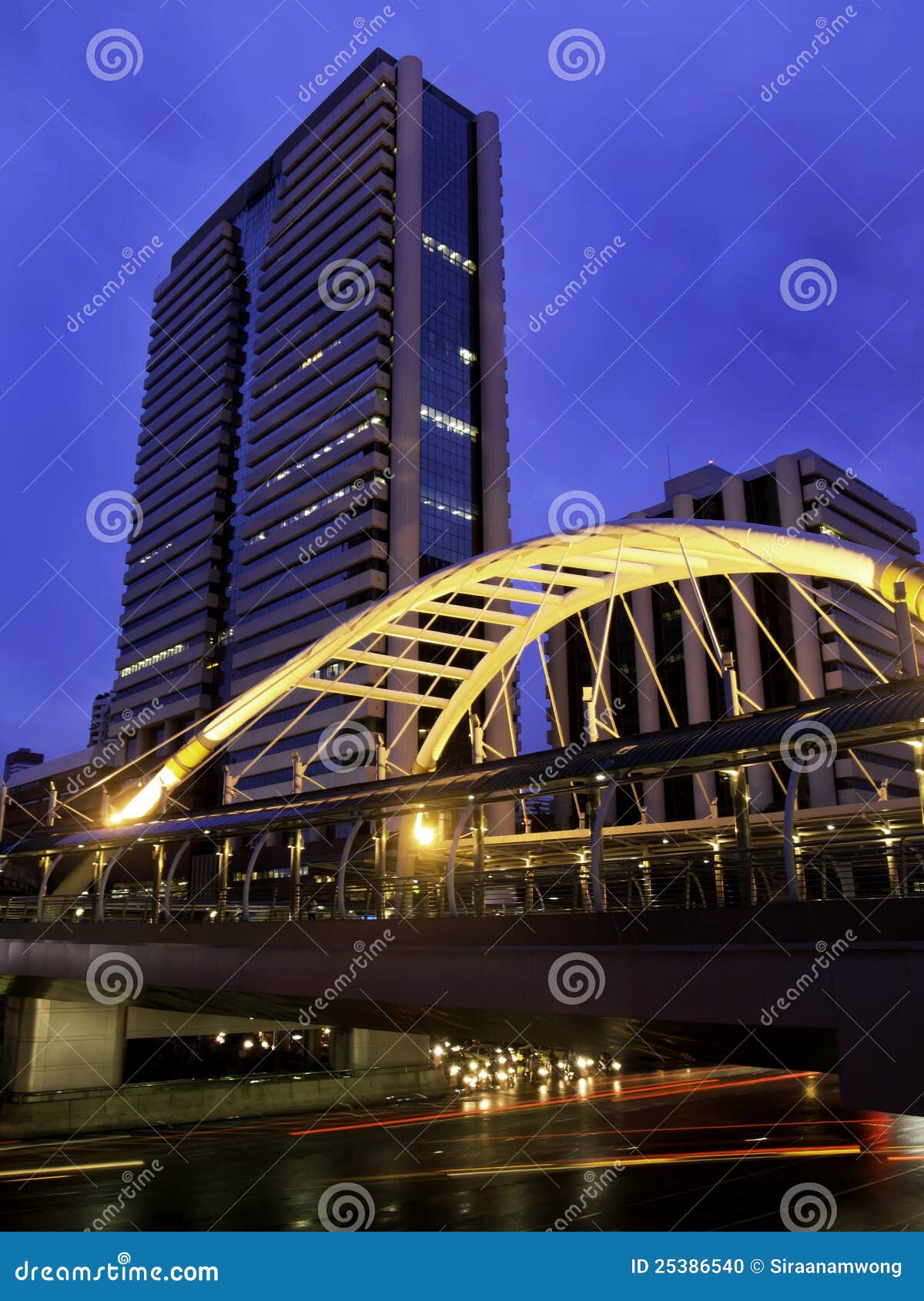 Skywalk & Buildings Stock Photo | CartoonDealer.com #114222