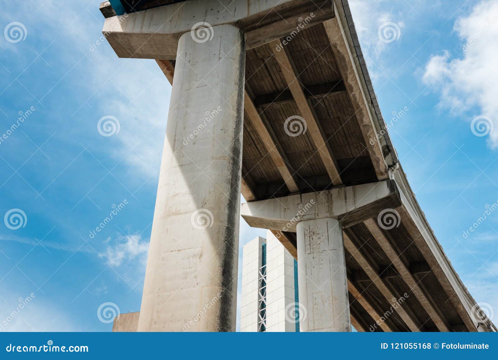 Interstate Highway Overpass Stock Photo - Image of overpass, freeway ...
