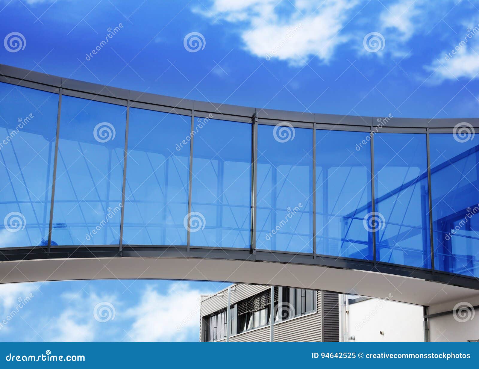 Skyway Between Buildings Picture. Image: 94642525