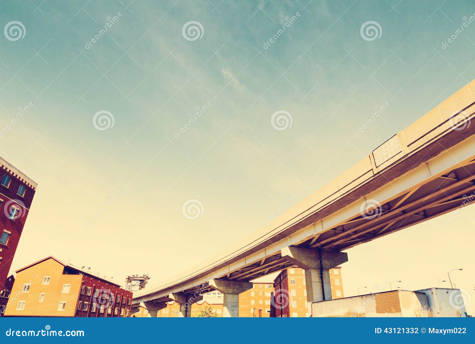 Skyway in Chicago stock photo. Image of industrial, architecture - 43121332